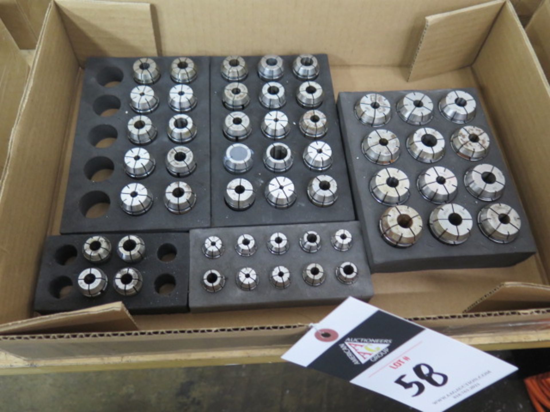 ER32, ER25, ER20 and ER16 Tap Holding Flex Collets (SOLD AS-IS - NO ...