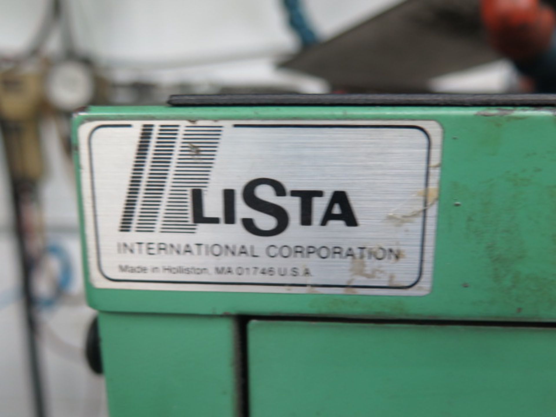 Lista 12-Drawer Tooling Cabinet w/ Grinding Wheels and Acces (SOLD AS ...