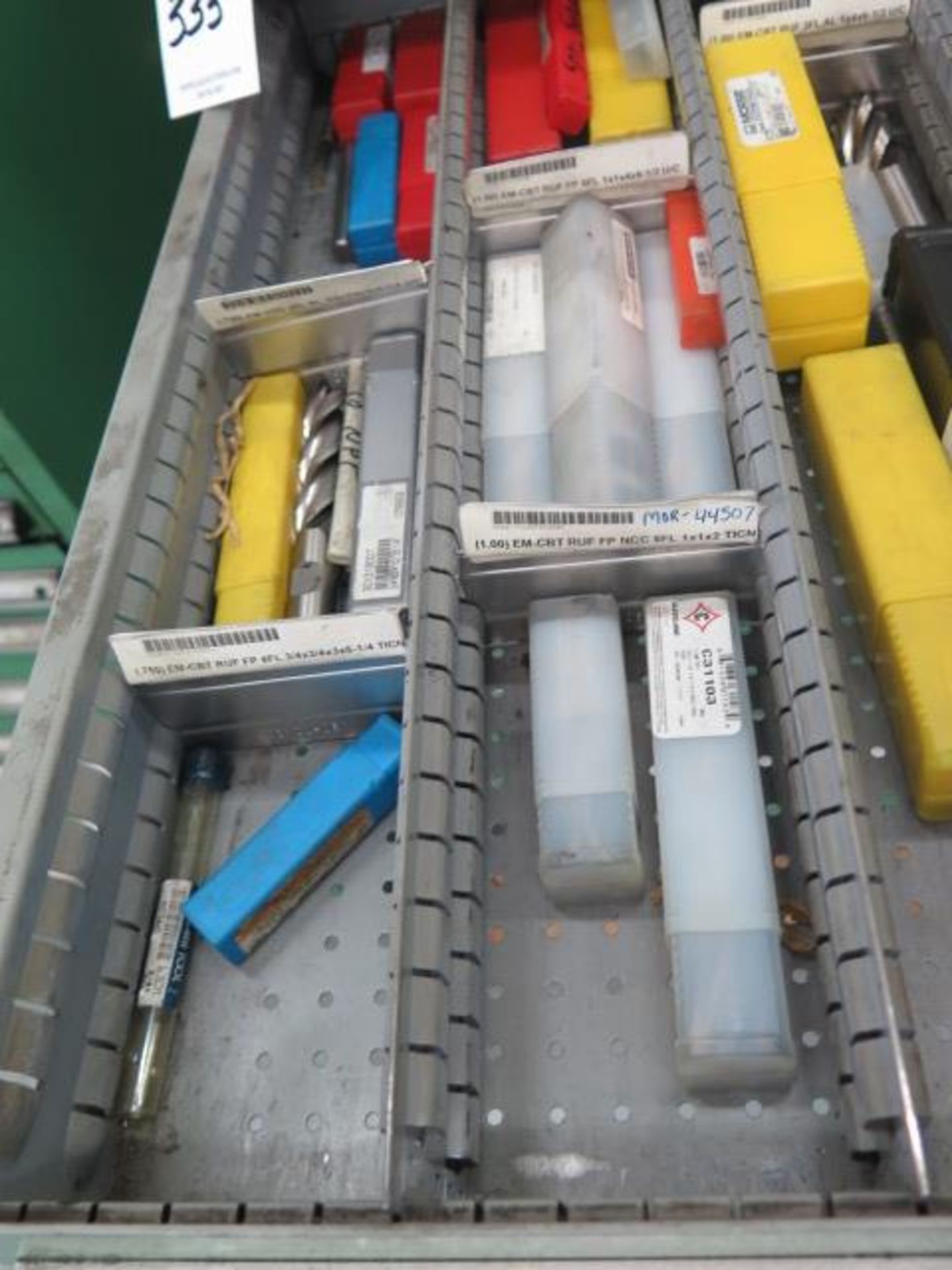 Lista 15-Drawer Tooling Cabinet w/ Endmills, Drills, Reamers and Taps ...