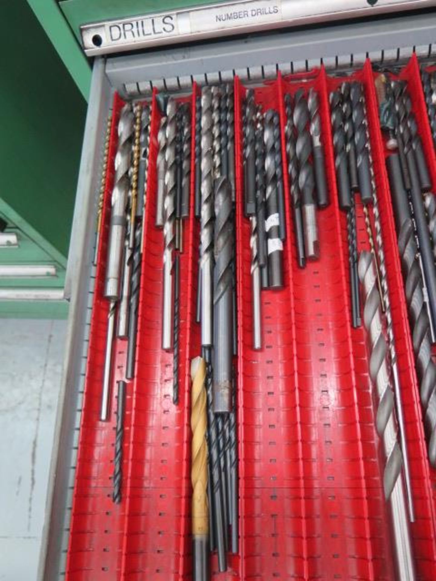 Lista 15-Drawer Tooling Cabinet w/ Endmills, Drills, Reamers and Taps ...