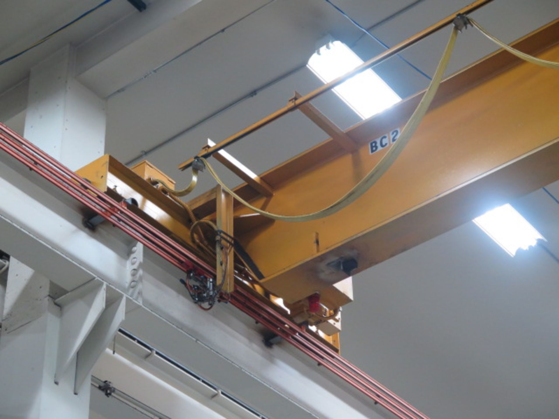 10-Ton Bridge Crane w/ Shaw-Box Hoist, Remote Control (BRIDGE ONLY - NO ...
