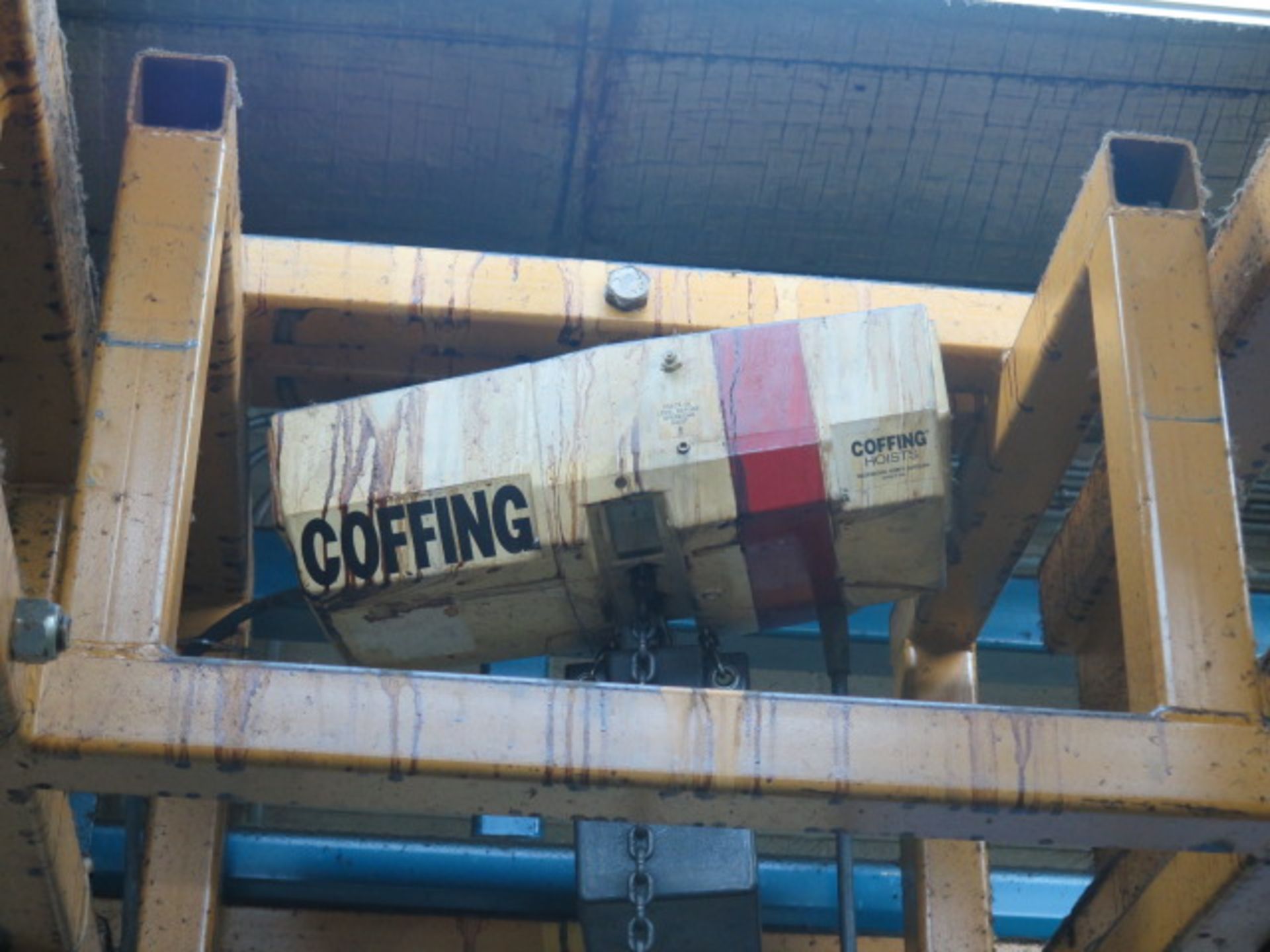 Gorbel 1-Ton Cap 6-Post Free Standing Gantry Crane w/ Coffing Electric ...