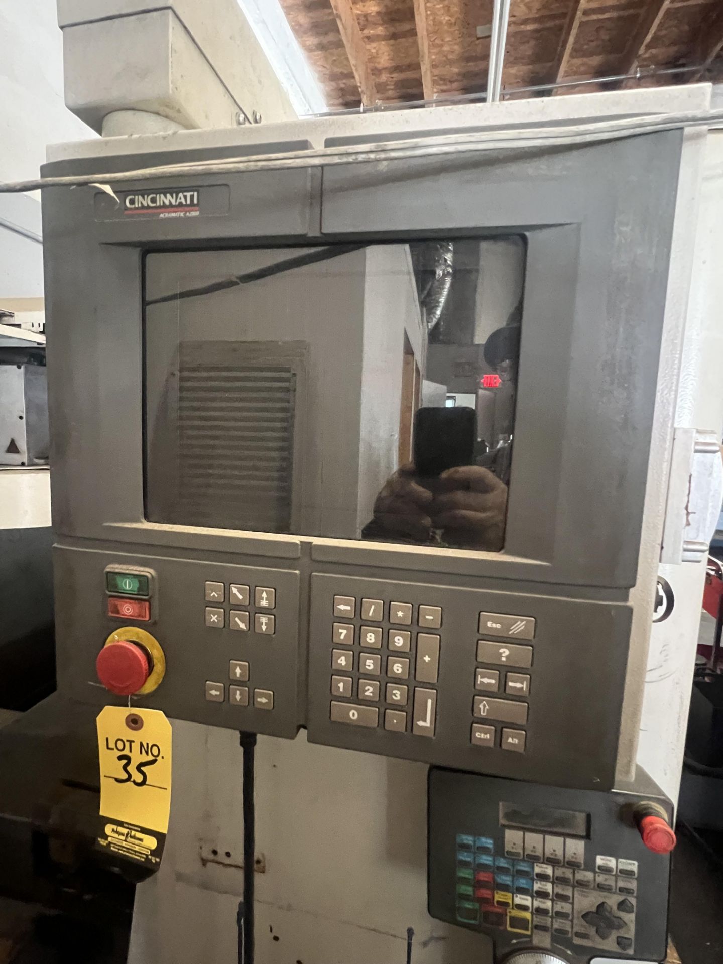 CINCINNATI DART VMC-5500 CNC VERTICAL MACHINING CENTER MDL. ERM SN ...