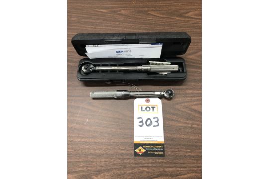(2) Torque Wrench, in-lb, 3/8" Drive, Utica TCI-150RA3/8 30-250 in-lb ...