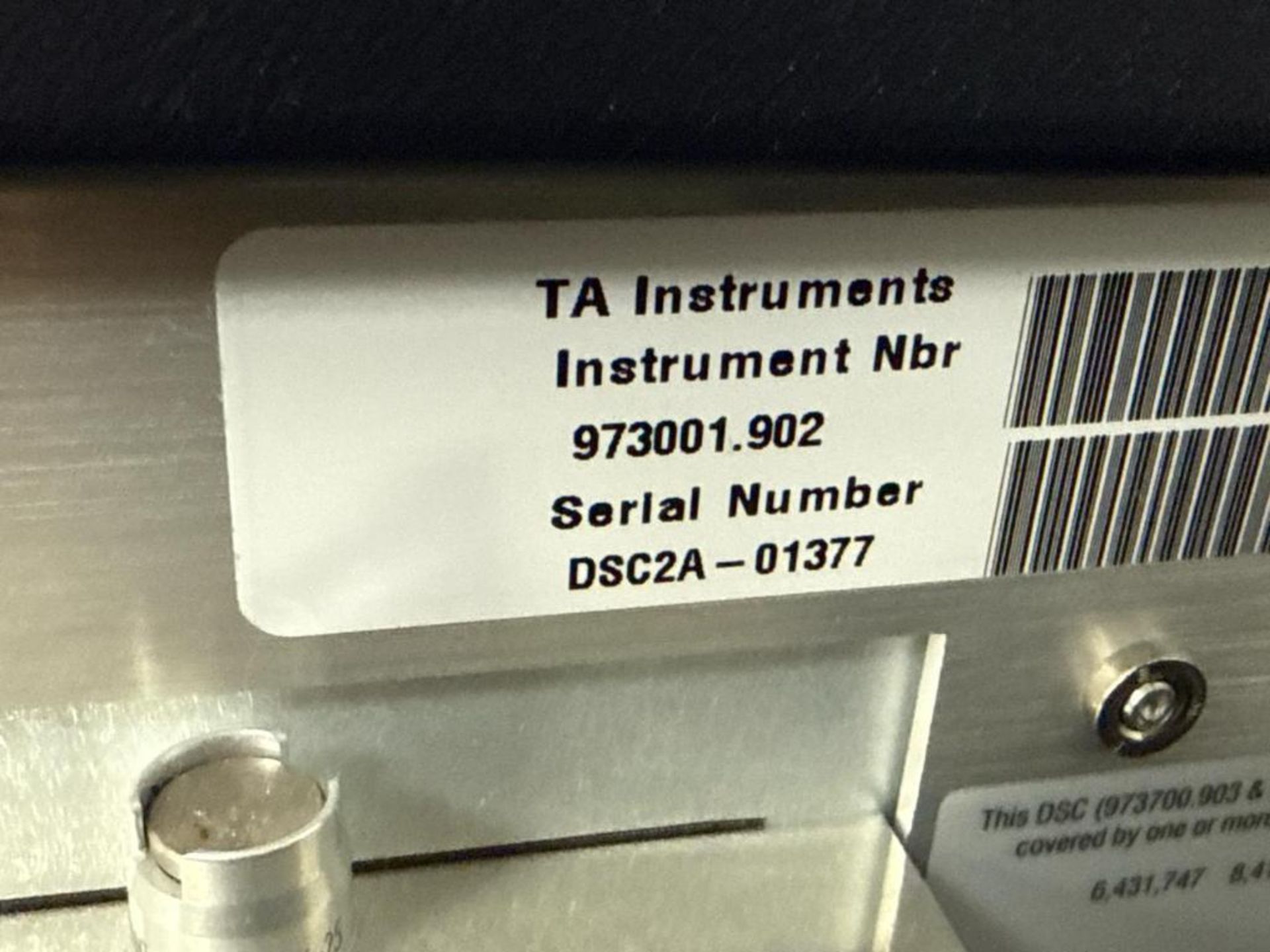 TA Instruments Differential Scanning Calorimeter #DSC25; Fusion Cell ...