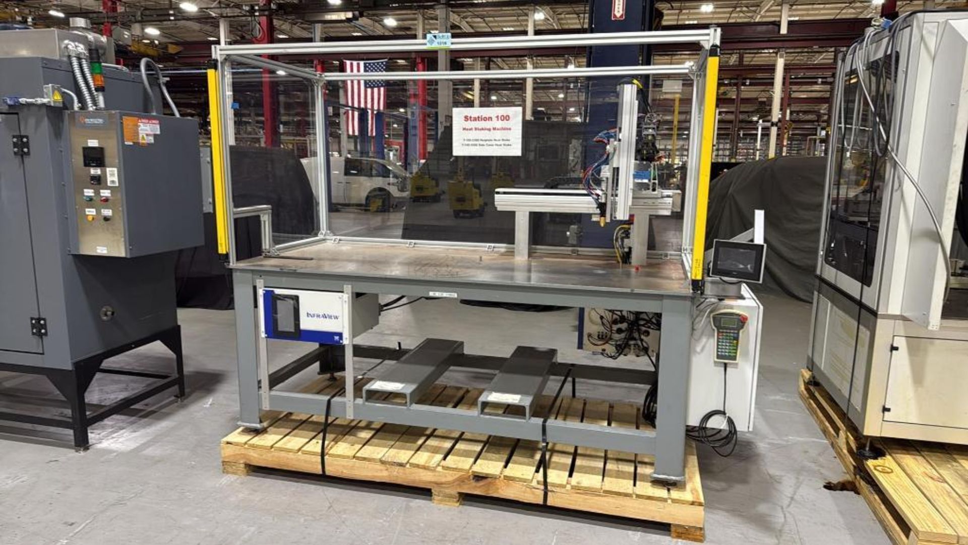 HEAT STAKING MACHINE W/ INFRAVIEW POWER SUPPLY AND CONTROL MODEL: PSC ...