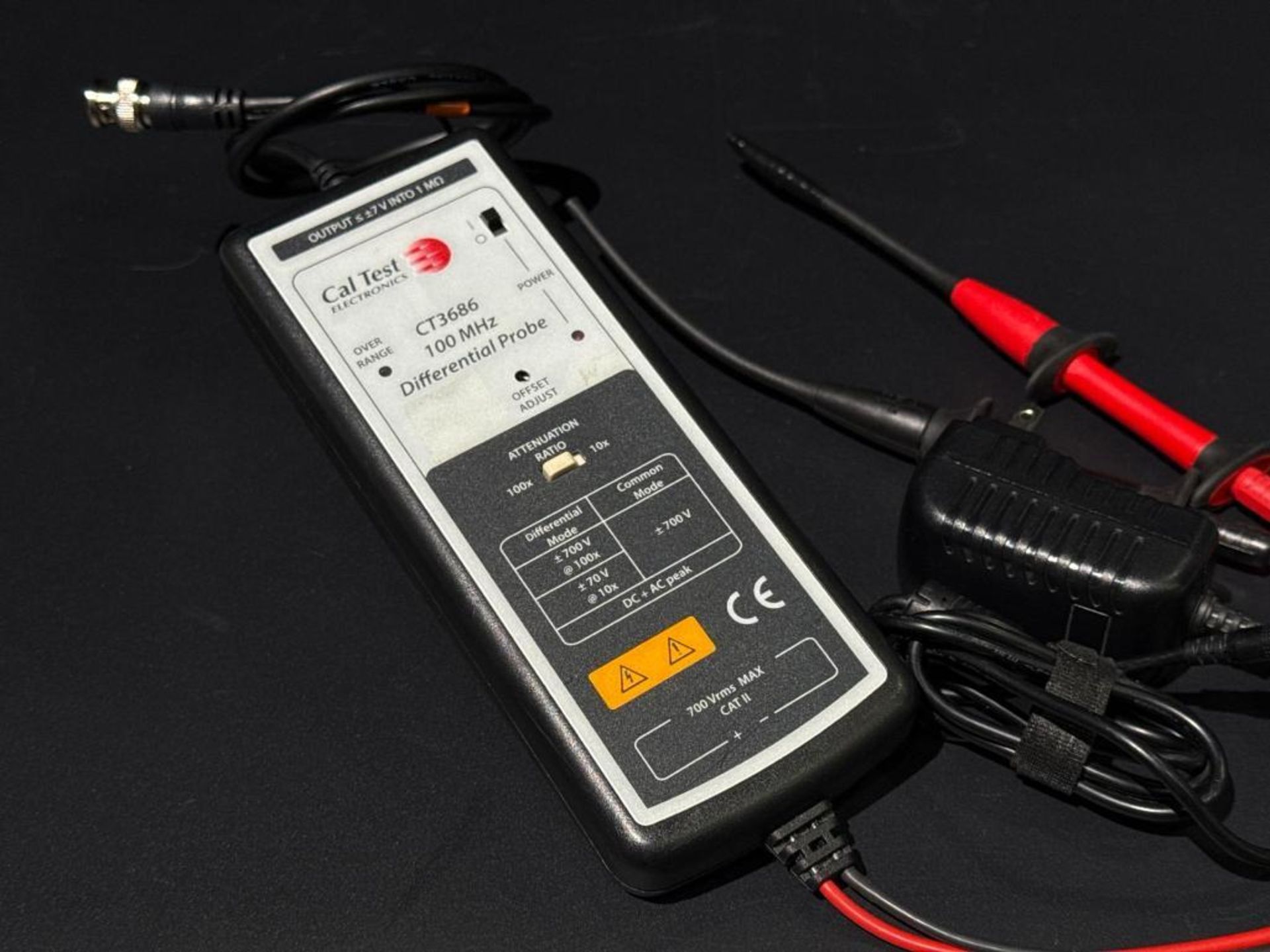 Cal Test 100MHz Differential Probe; Cal Test CT3686 100MHz Differential ...