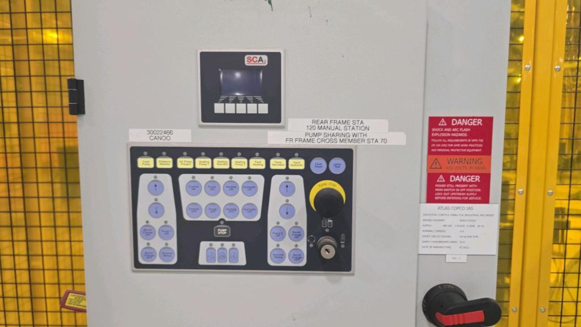 2021 Atlas Copco Final Assembly SCA Sealant Dispensing Controller; 480V ...