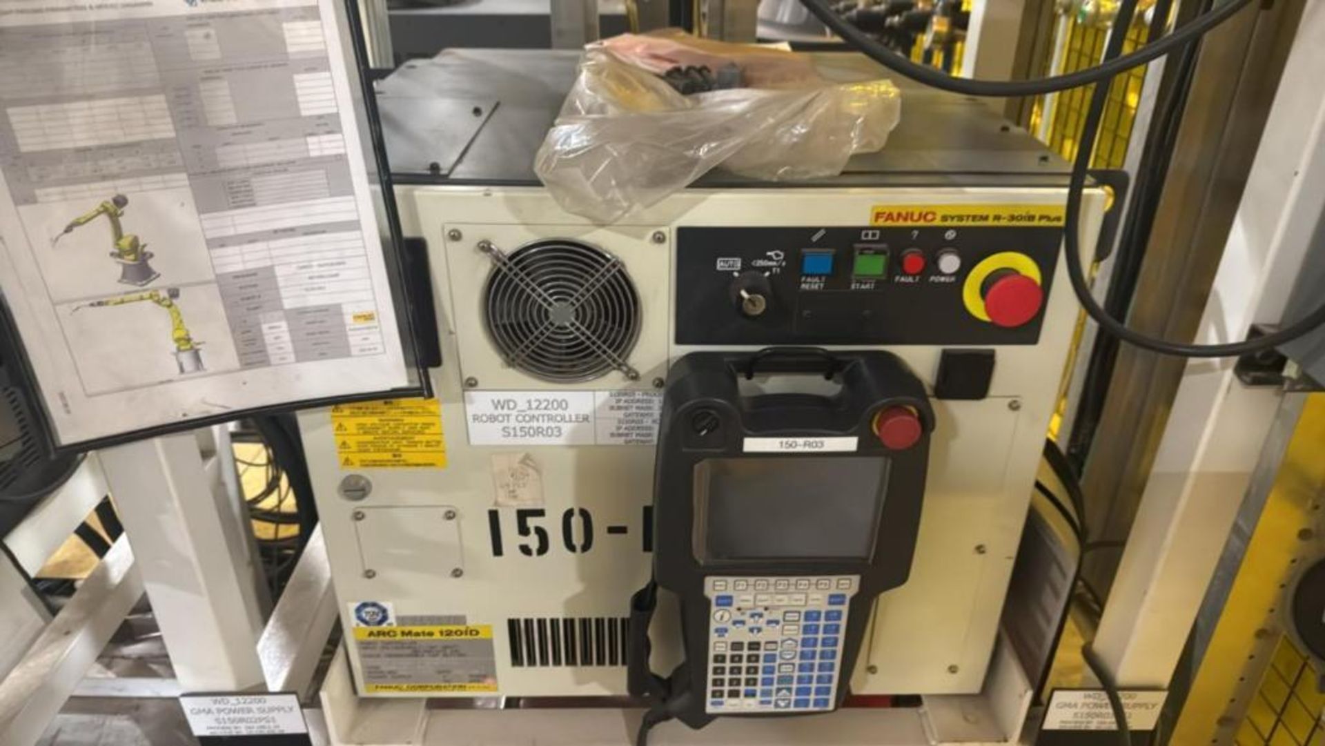 2021 Fanuc ARCMate 120iD/12L 6 Axis MIG Welding Robot; Fronius TPS400i ...