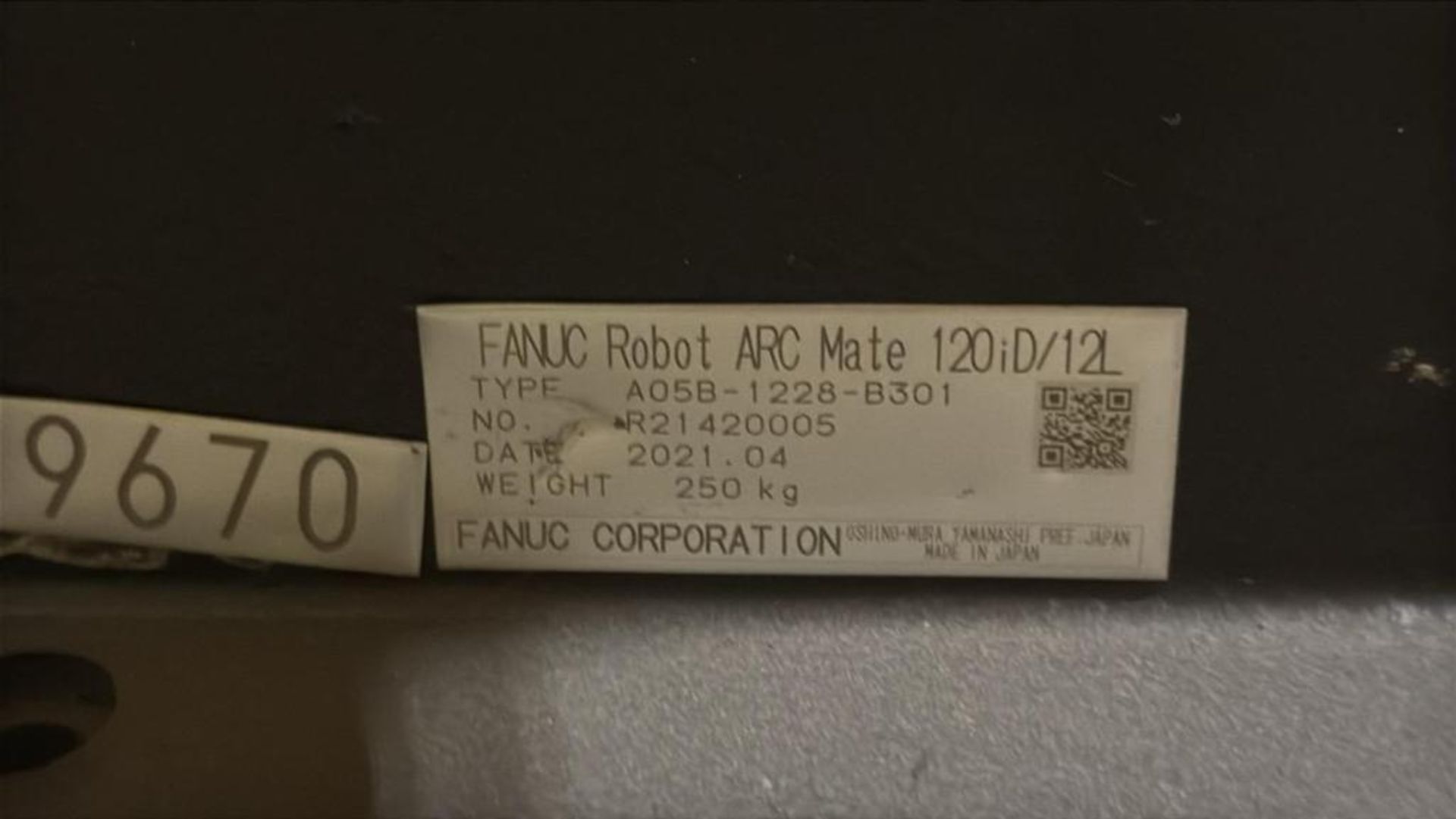 2021 Fanuc ARCMate 120iD/12L 6 Axis MIG Welding Robot; Fronius TPS400i ...