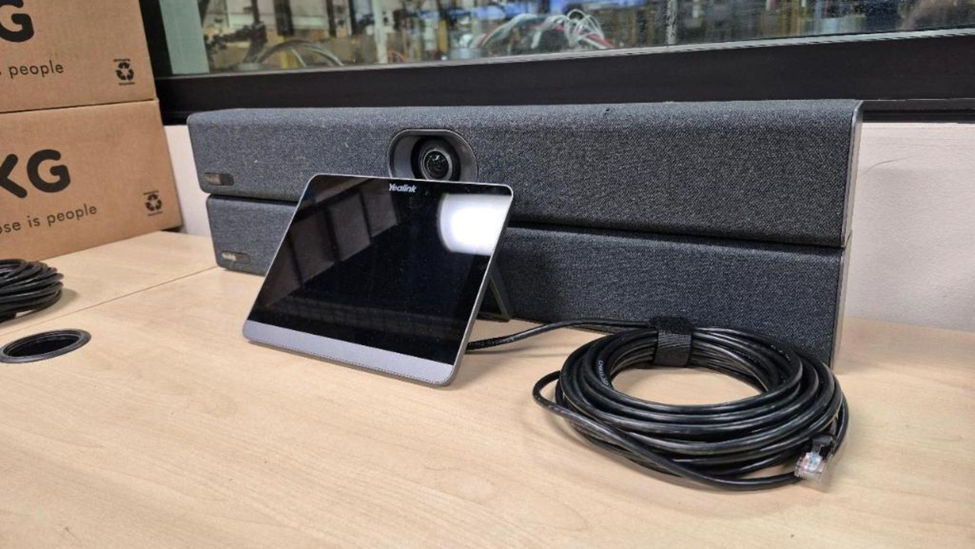 (2) Yealink MeetingBar A20 Video Conferencing Bar With (1) Touch Panel ...