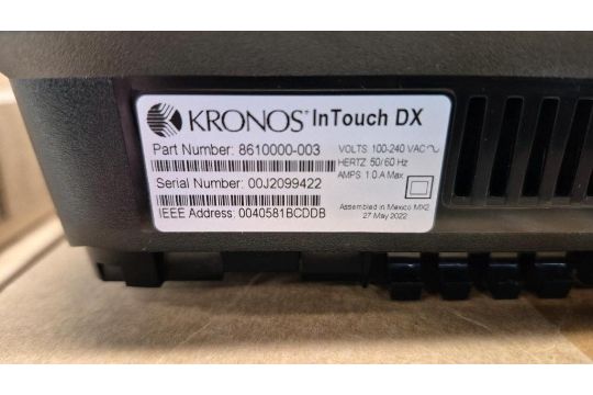 Kronos InTouch DX Time Clock / Workforce Terminal With Camera in box