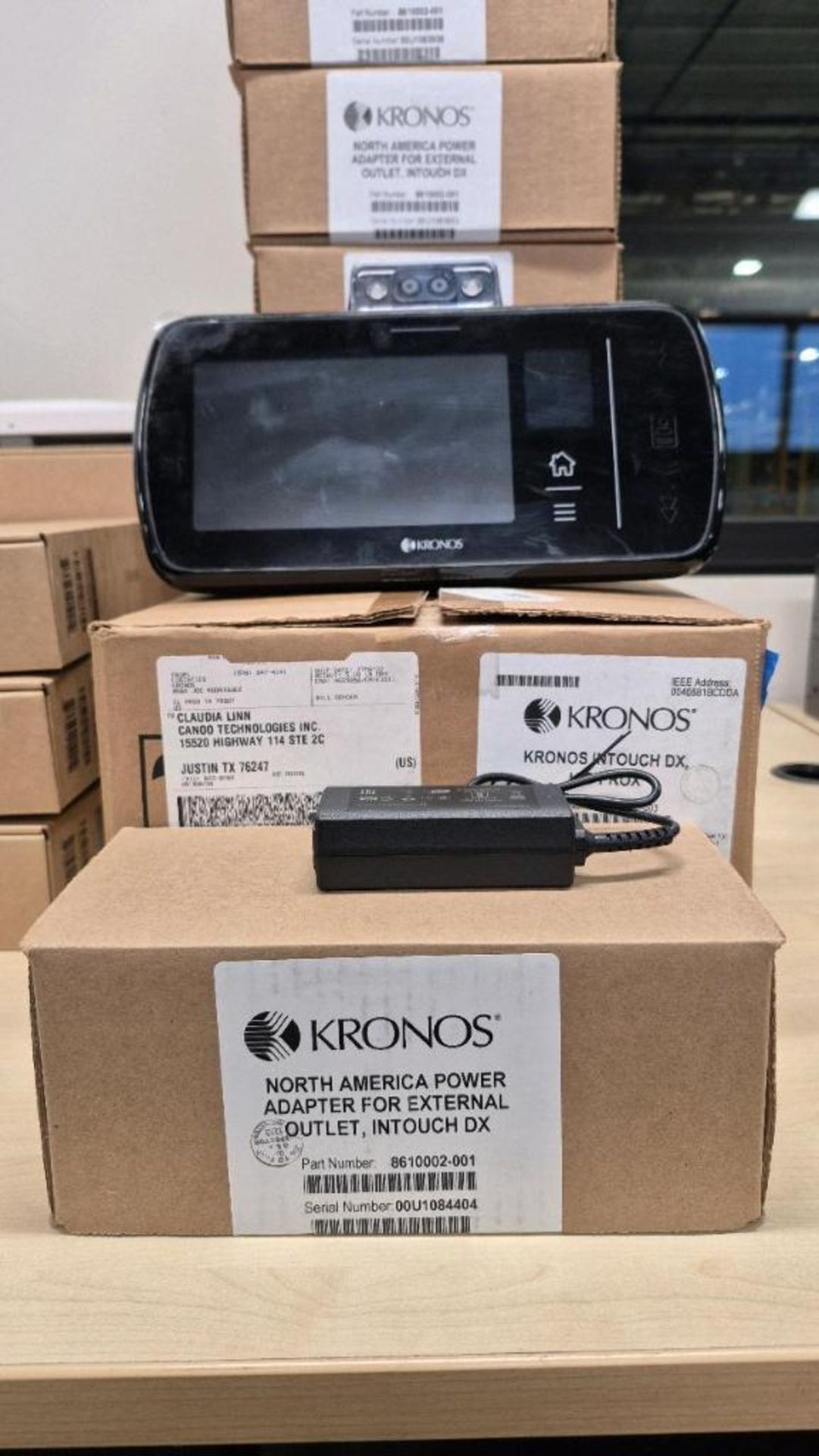 Kronos InTouch DX Time Clock / Workforce Terminal With Camera in box