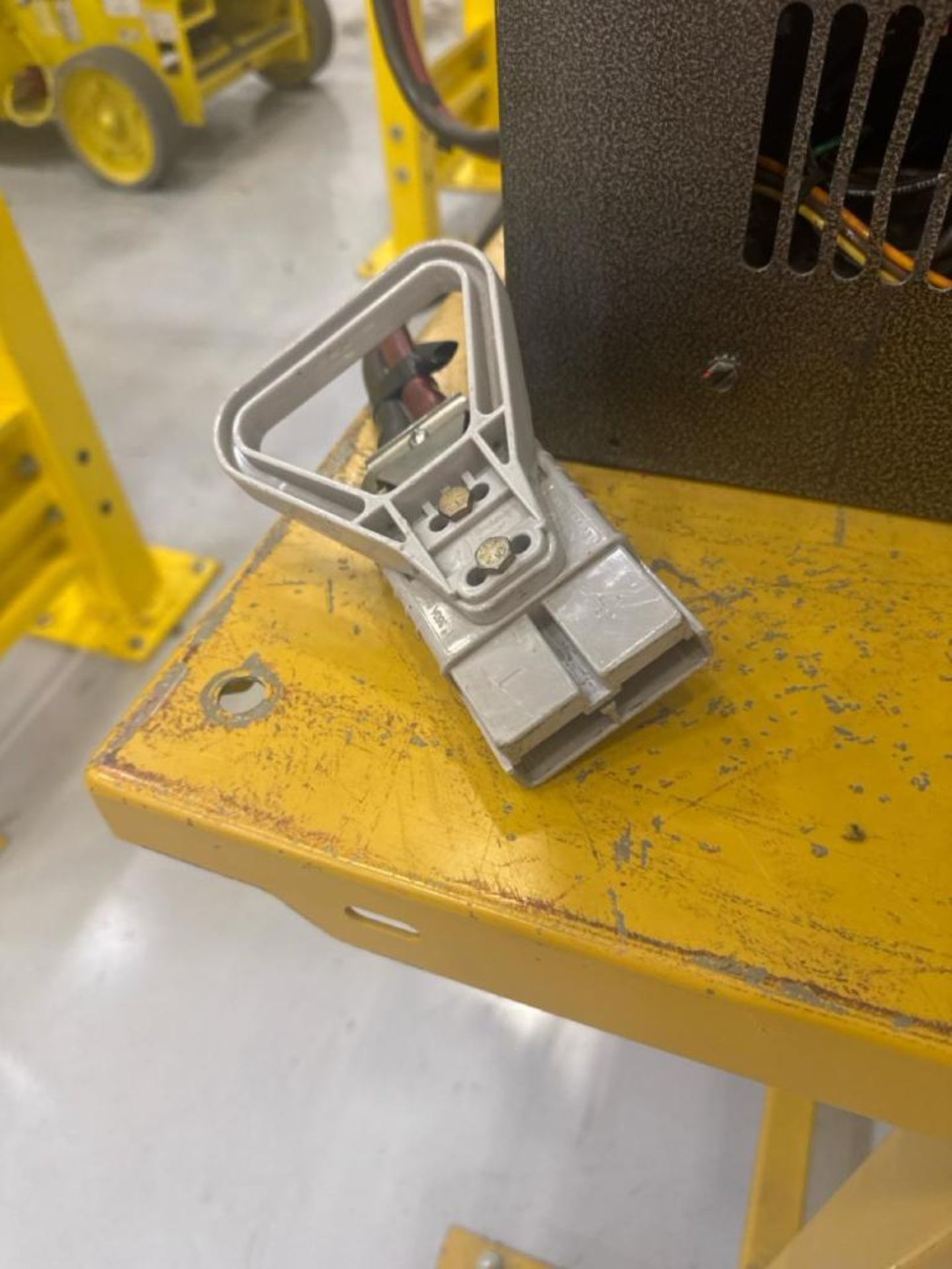Battery charger and stand; The WorkHorse Series 2 charger with model ...