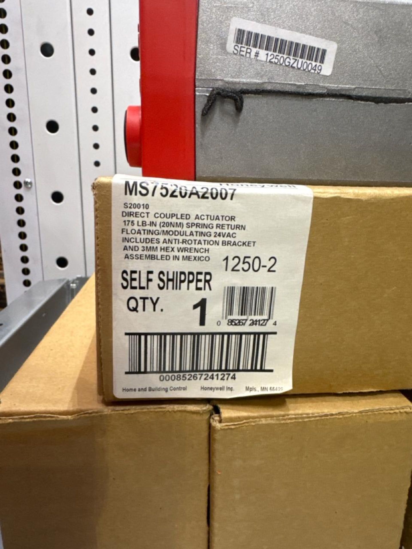 Divider Tray of 2022 - Damper Motors; (9) Honeywell MS7520A207007 ...