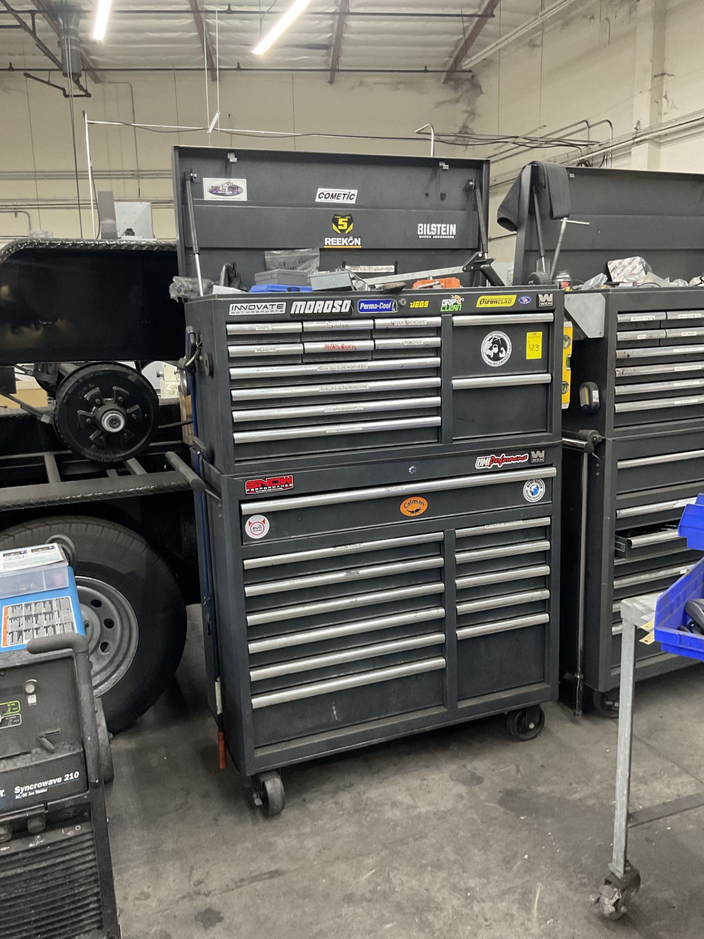WEN PRO TOOL CABINET AND CONTENTS