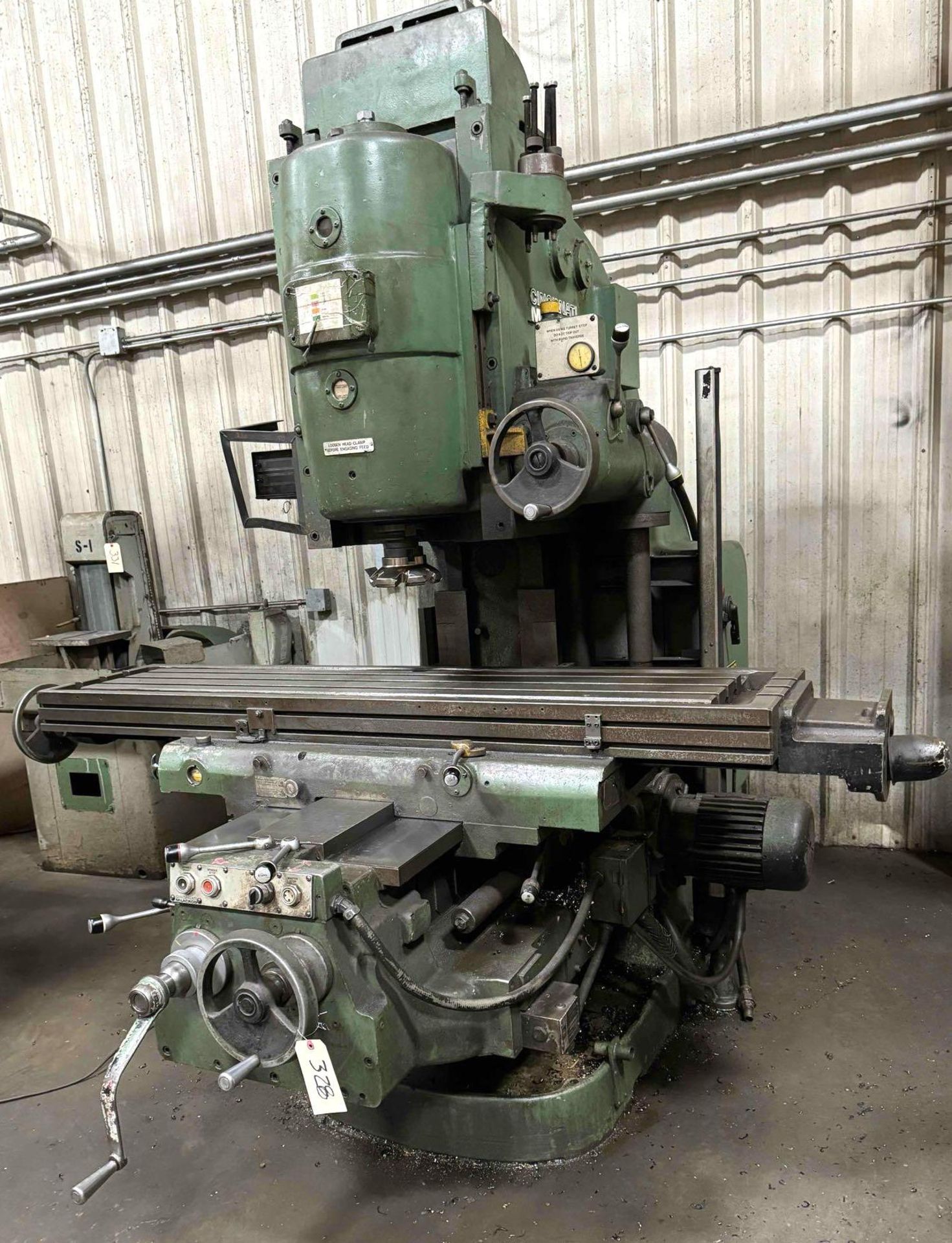 Loading Fee: Cincinnati #315-16 Dial Type Vertical Mill S/N: 31043V78 ...