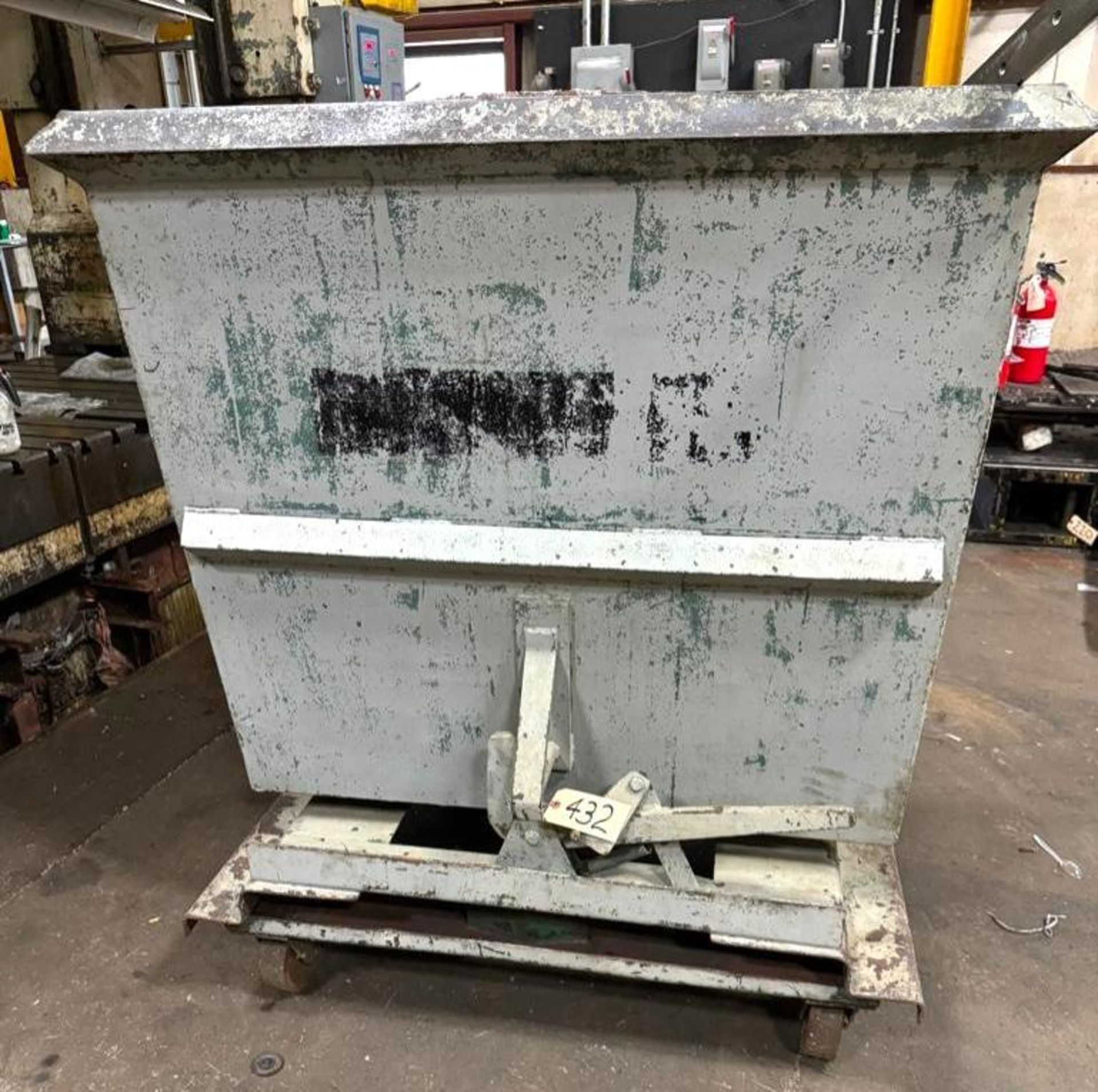 Loading Fee: $40 Portable Dumping Scrap Hopper 64" x 44" x 54" High ...