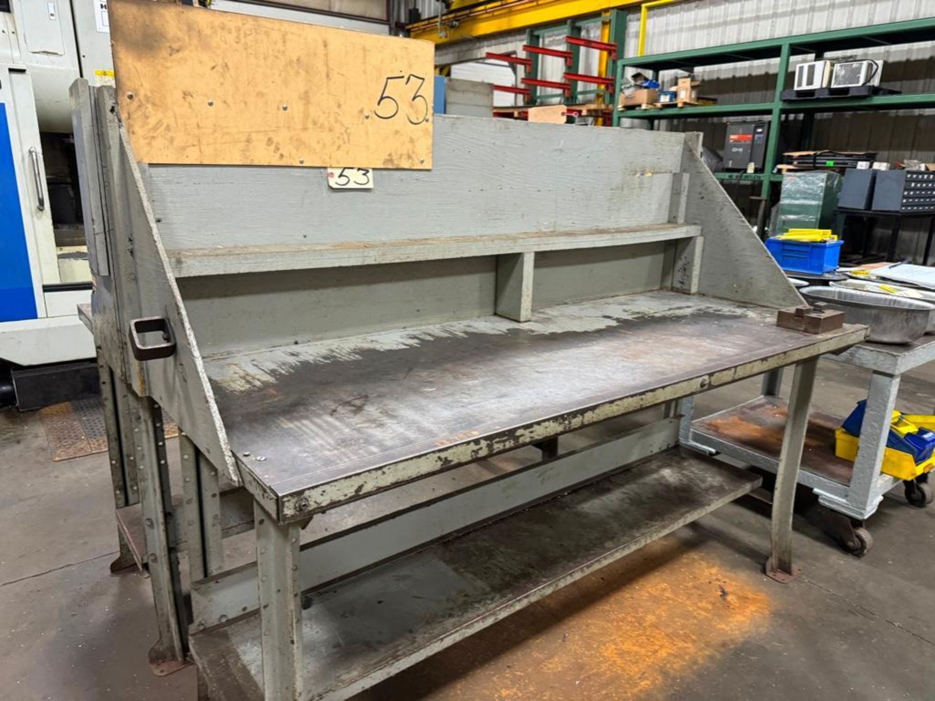 Loading Fee: $15 Steel Work Bench 72" x 29" x 34" High Overall Height ...