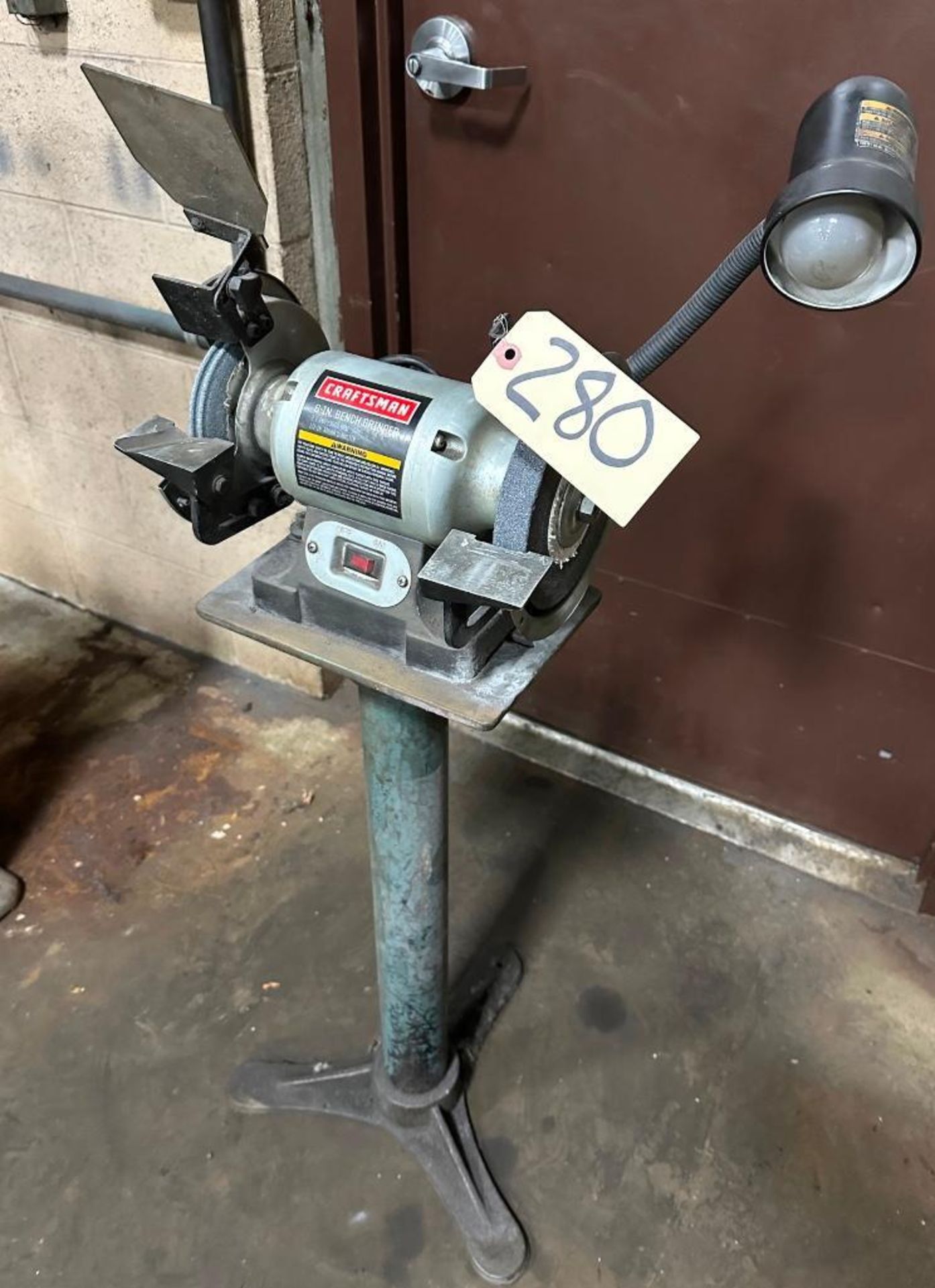 Loading Fee: $40 Craftsman #21124-3 6-IN Double End Grinder on Pedestal ...