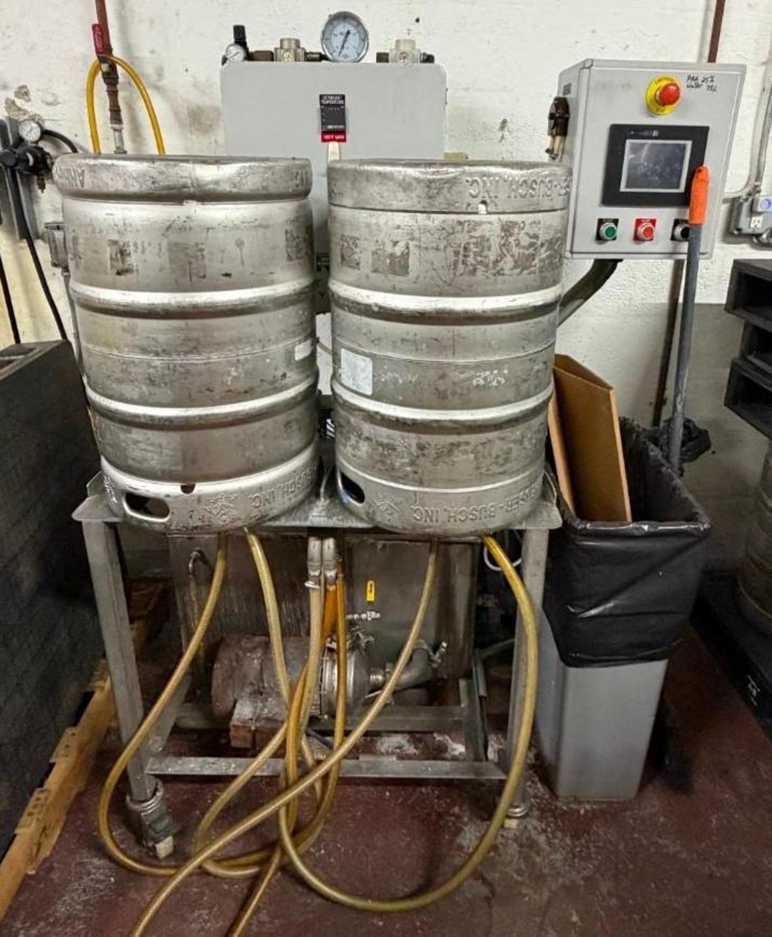 LOADING FEE: $100 2-Heads Keg Washer Premier Stainless Systems Model ...