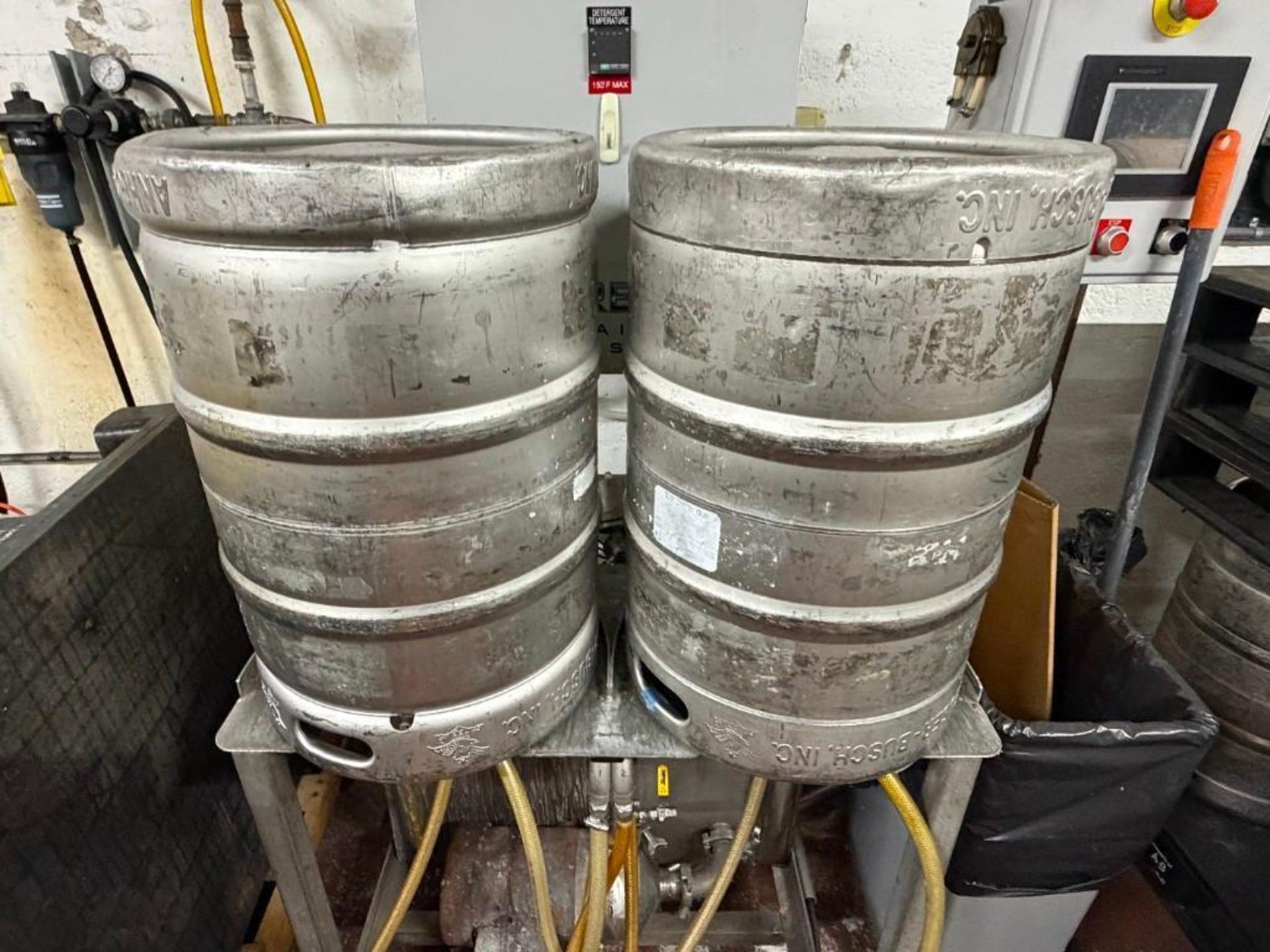 LOADING FEE: $100 2-Heads Keg Washer Premier Stainless Systems Model ...