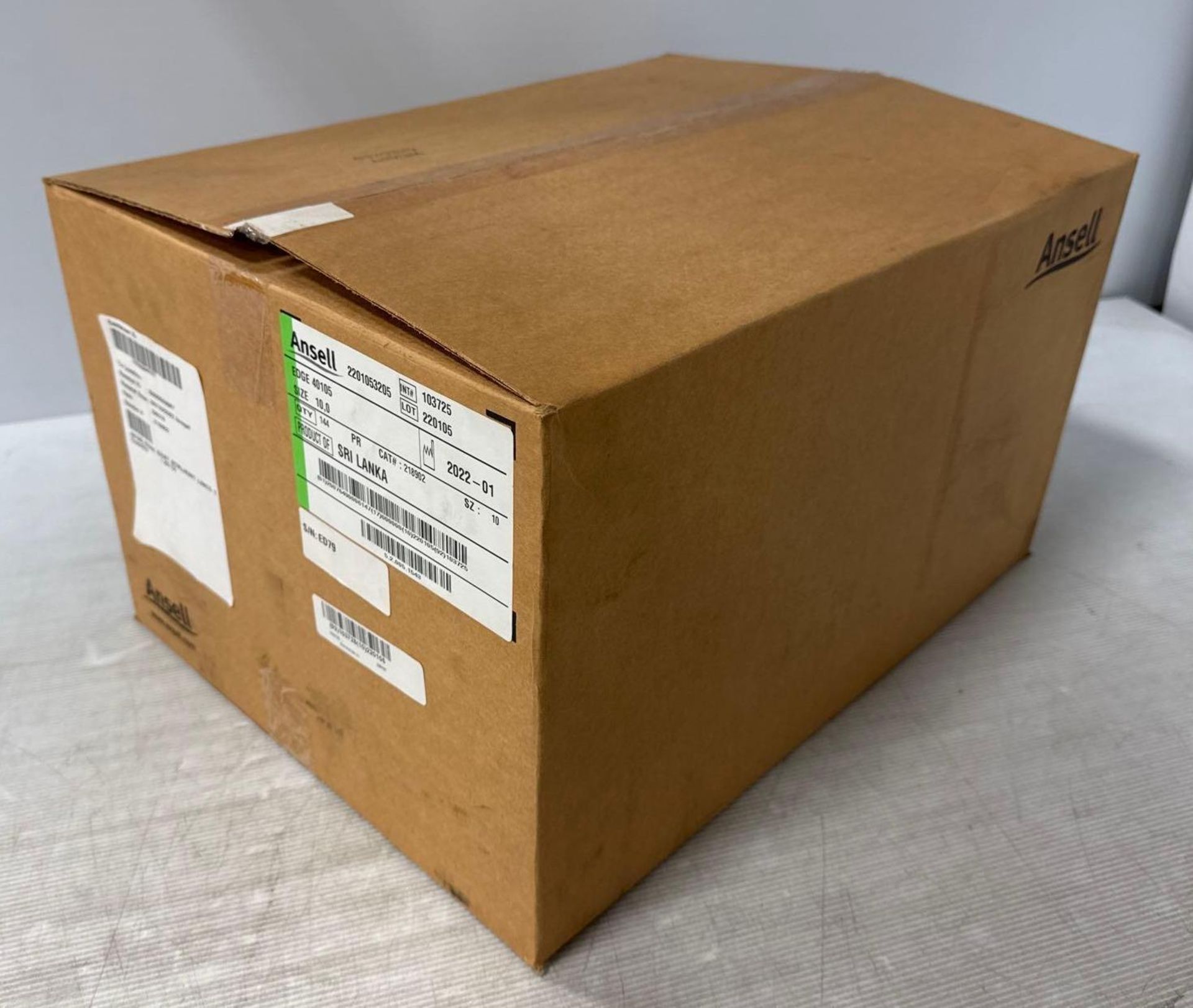 1 Case - Ansell Edge General Purpose Gloves Item Number: 218902Size ...