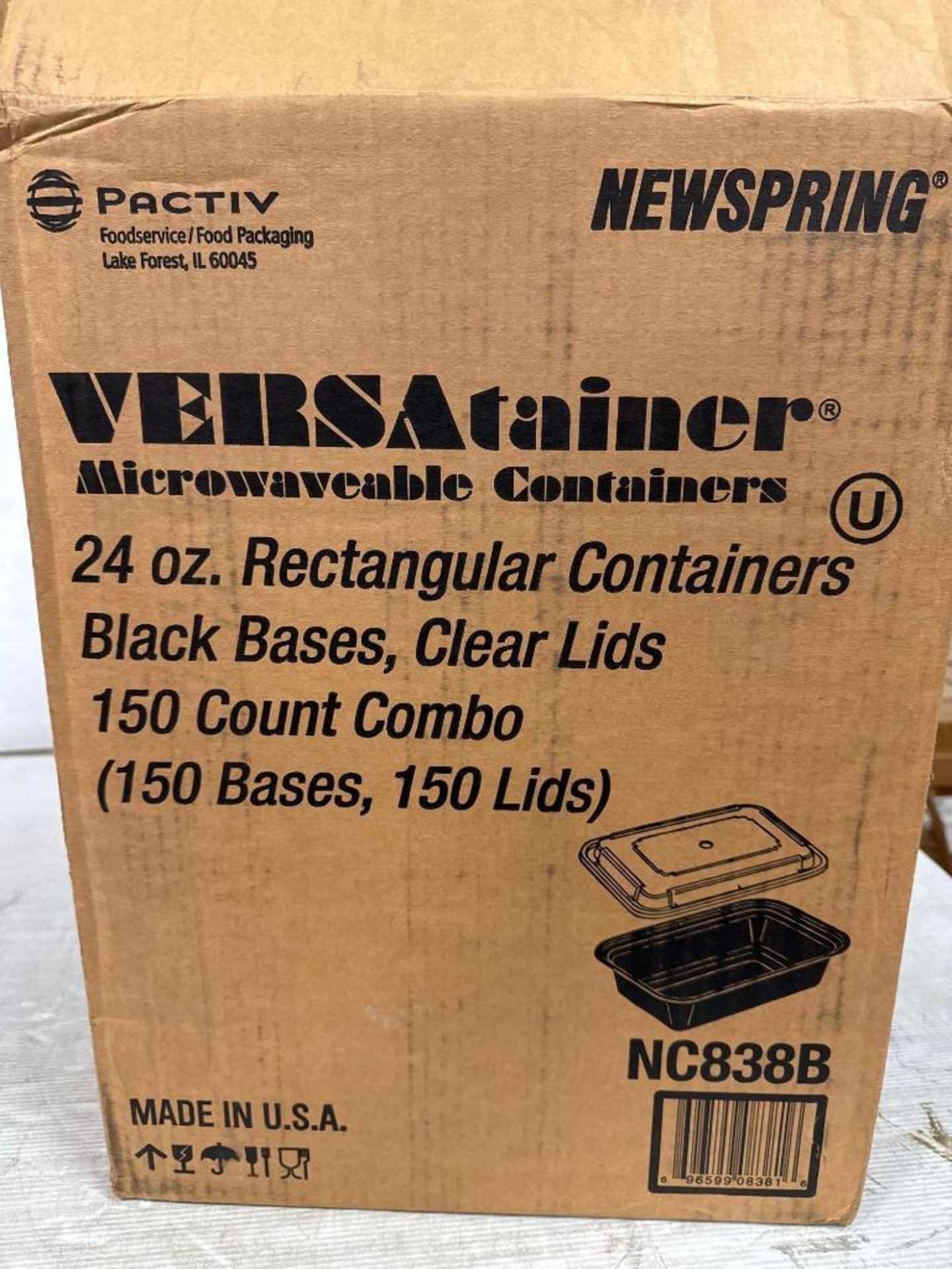 Pactiv Newspring VERSAtainer Rectangular Microwavable Container with ...
