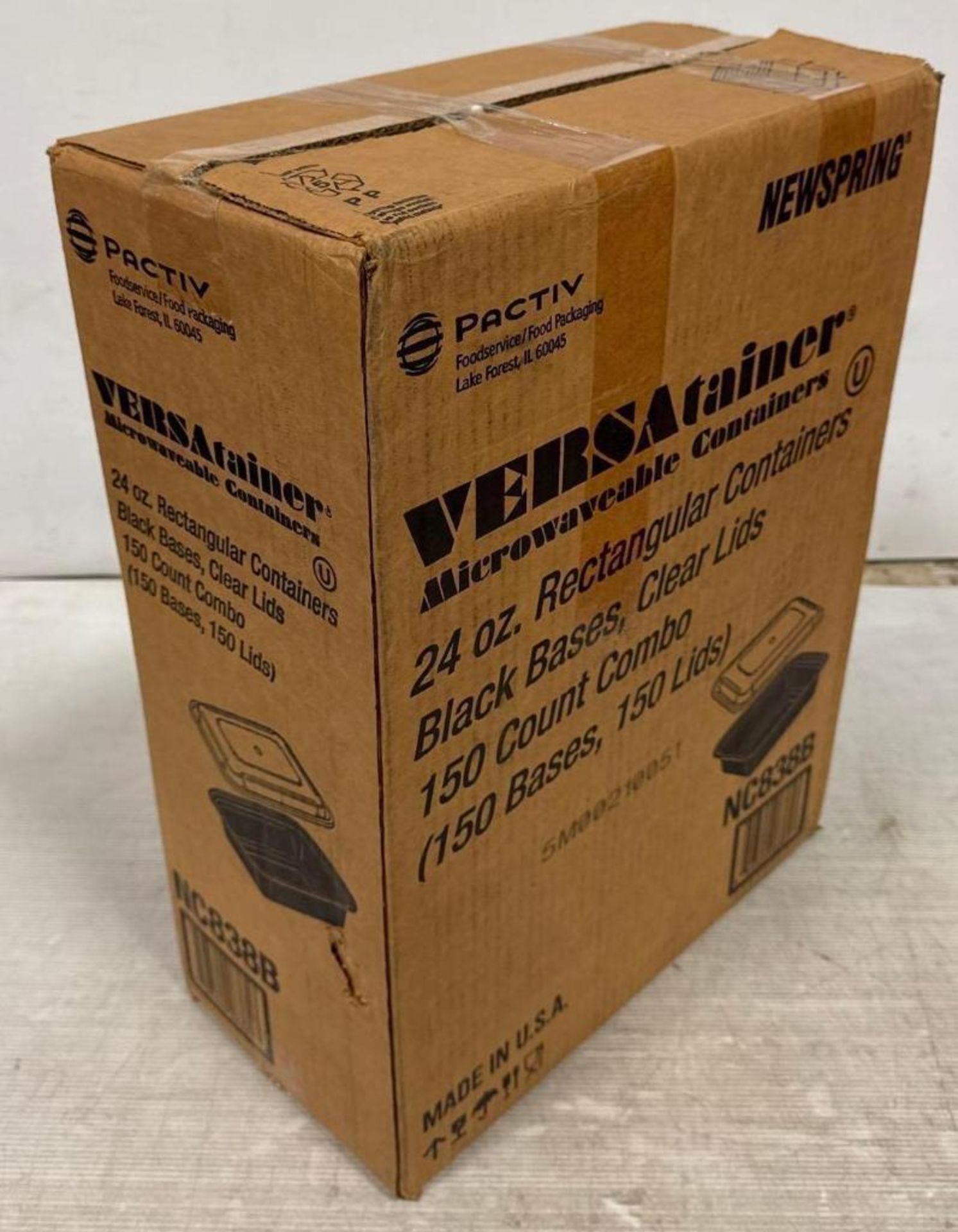 Pactiv Newspring VERSAtainer Rectangular Microwavable Container with ...