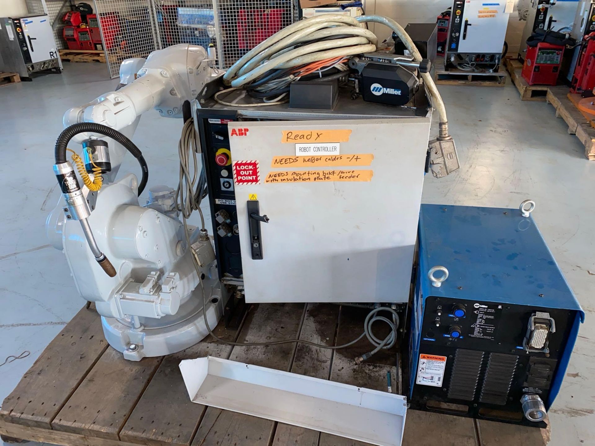 Loading Fee: $ 120.00 ABB IRB 1600 Welding Robot Mfg’d: 2007-02, w/ ABB ...