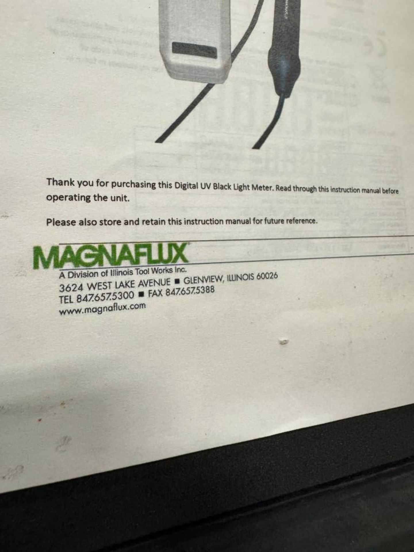 Magnaflux #180128 Digital Black Light Meter
