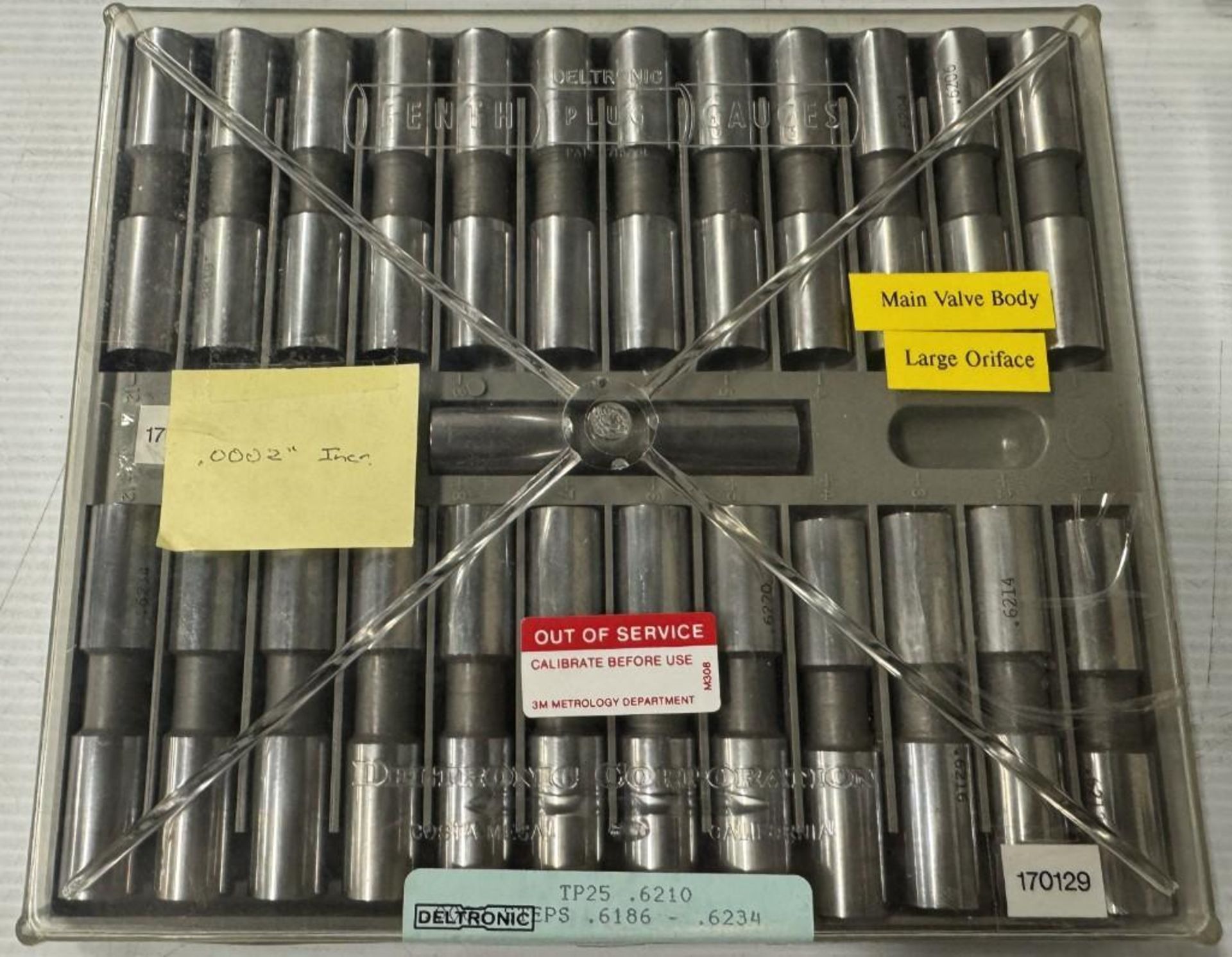 Lot of Misc. Deltronic Pin Gage Sets