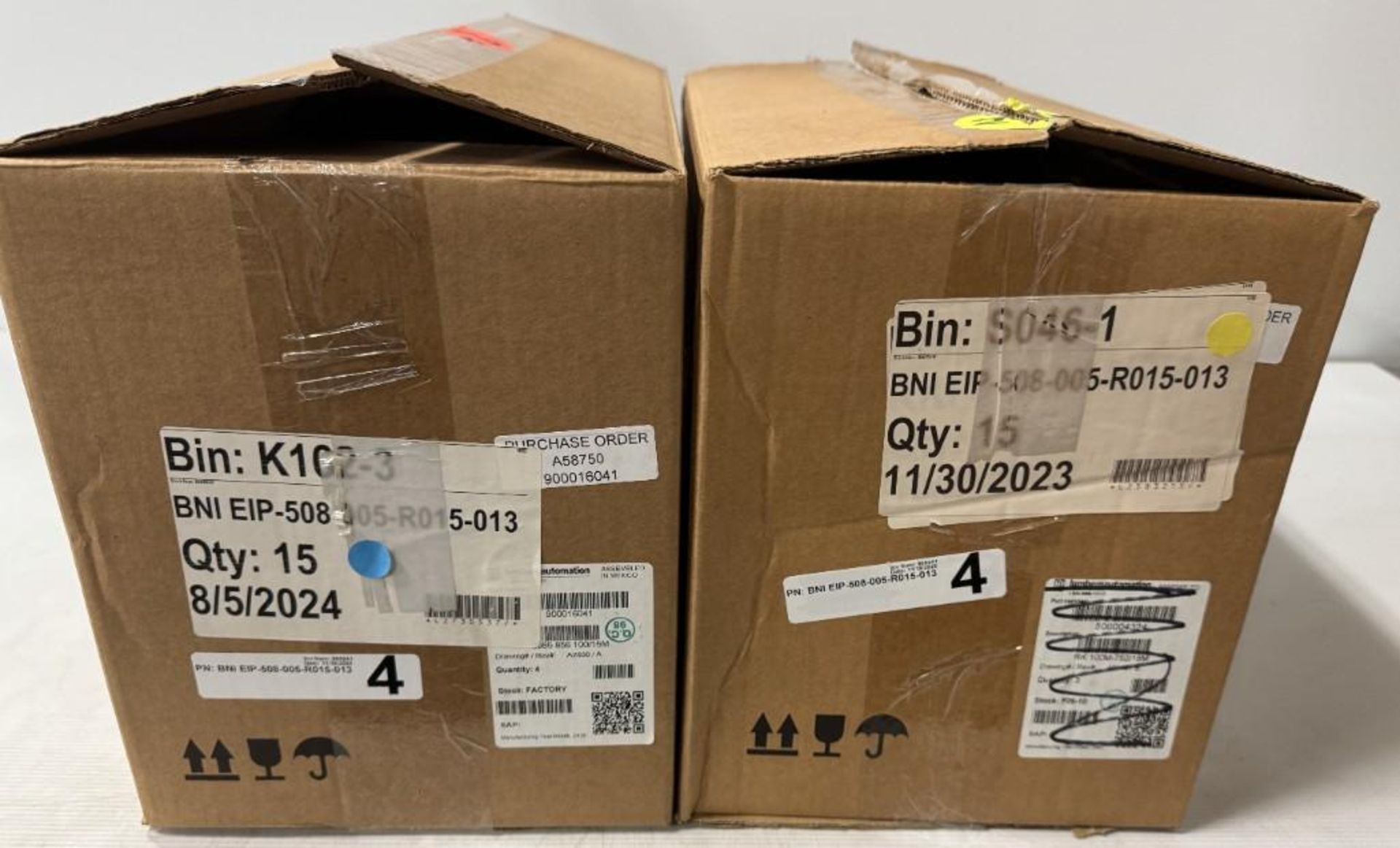 Lot of (30) BALLUFF #BNI00HW #EIP-508-005-R015-013 Network Blocks