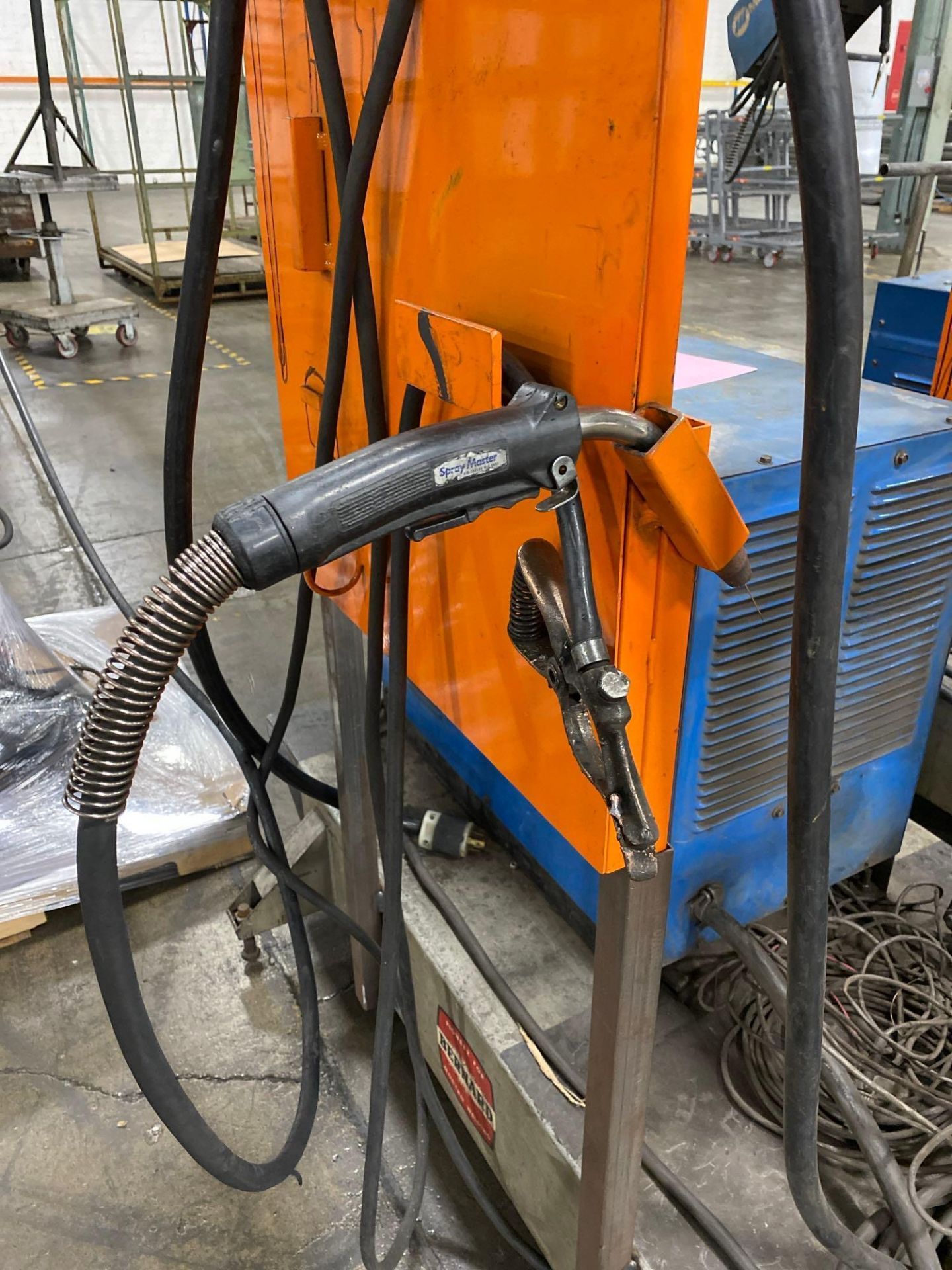 Bernard 2300 Tela-Boom Welding Cart w/ Welder Miller CP-300 Power ...