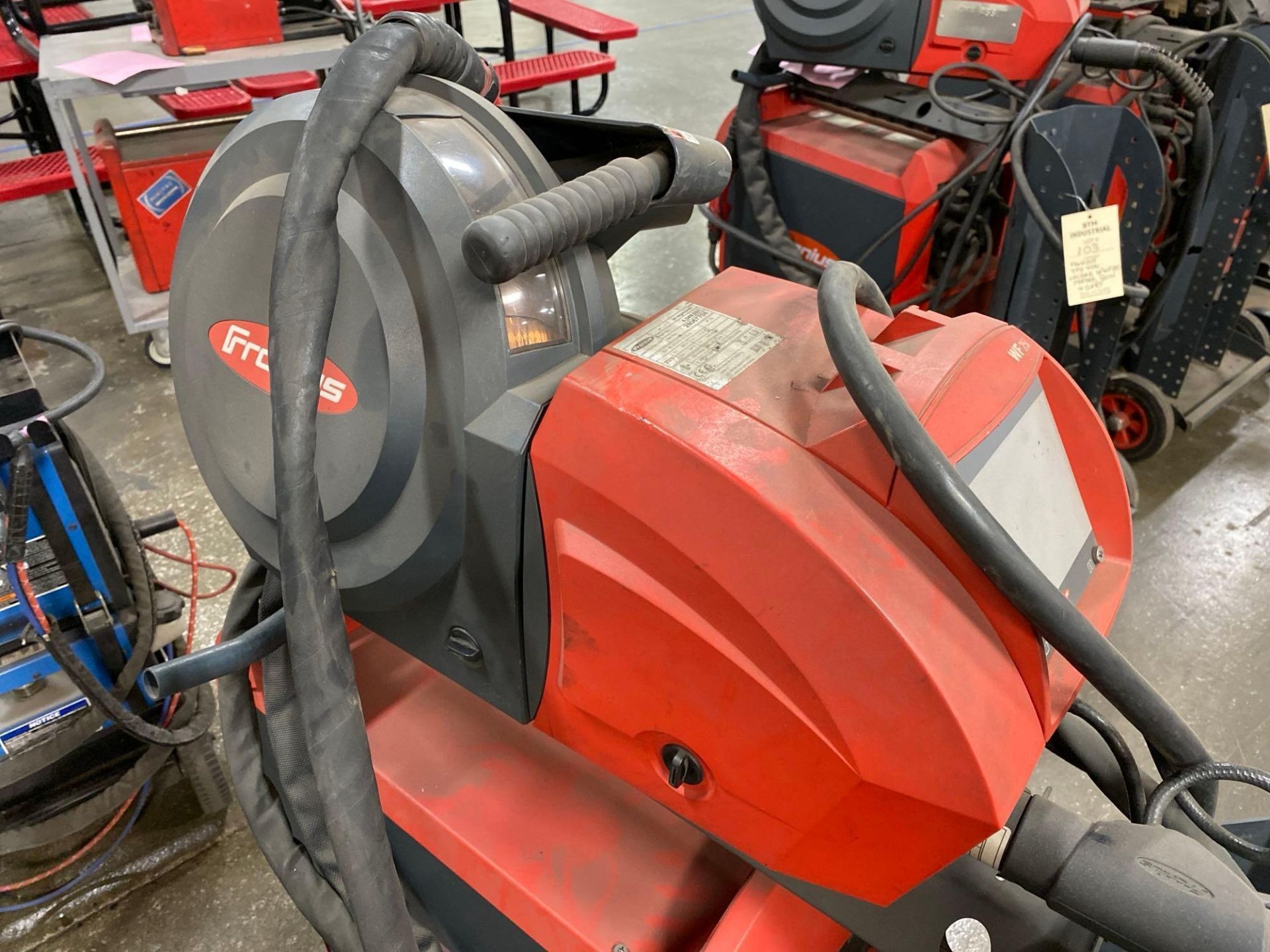 Fronius TPS 400i Mig Welder w/ WF 25i Wire Feeder Nice Cart w/ Welding ...