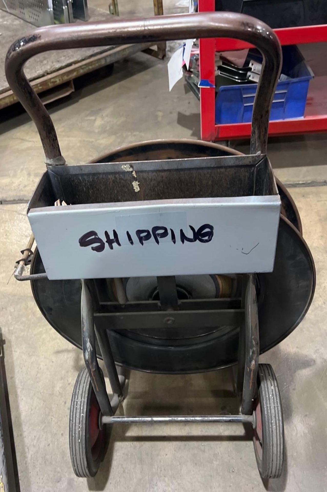 U-line Plastic Banding Cart w/Tools