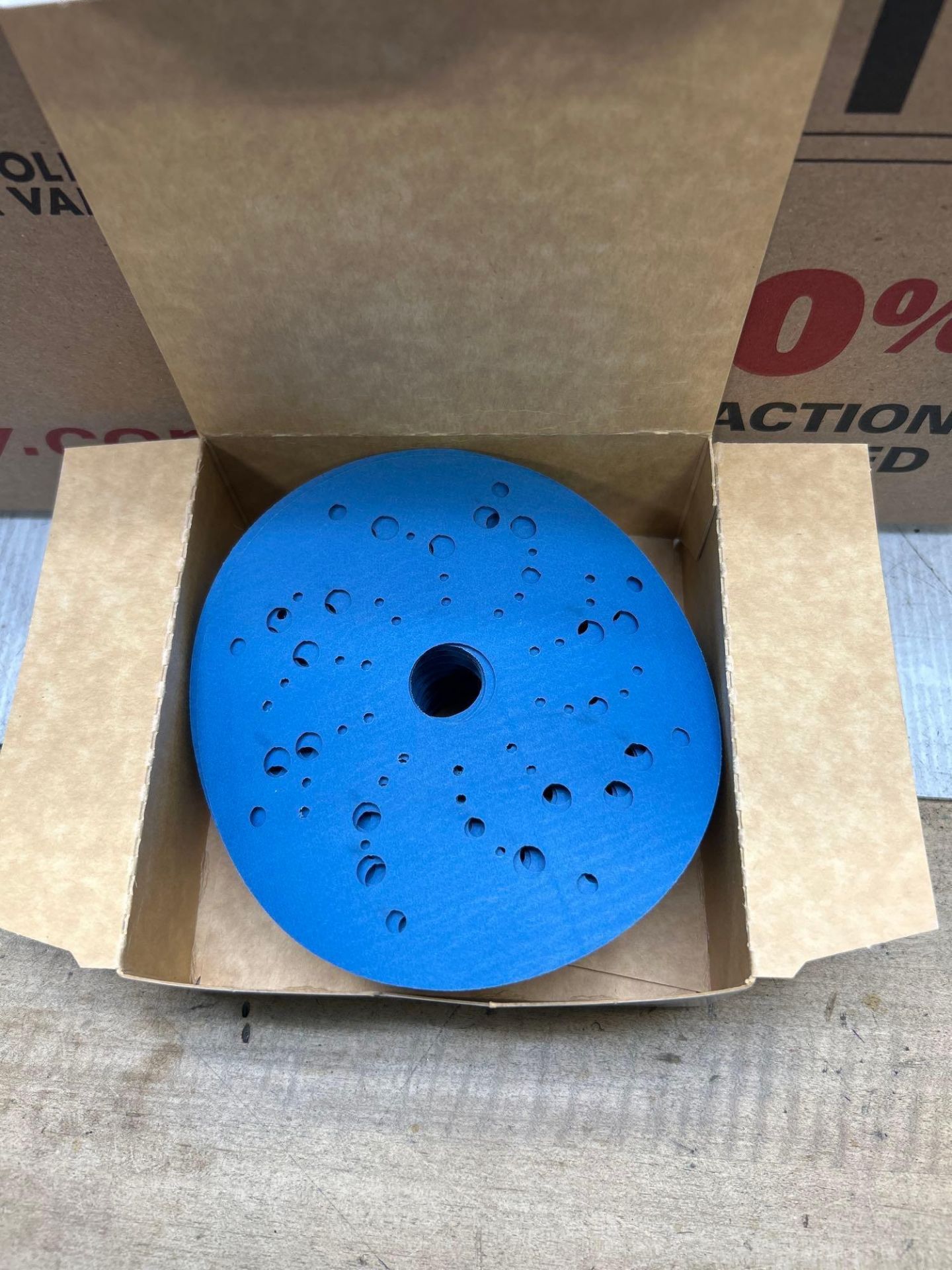 Lot of 3M #36130 Blue Abrasive Disc 127mm5in/po4 Boxes per Case500 Disc ...