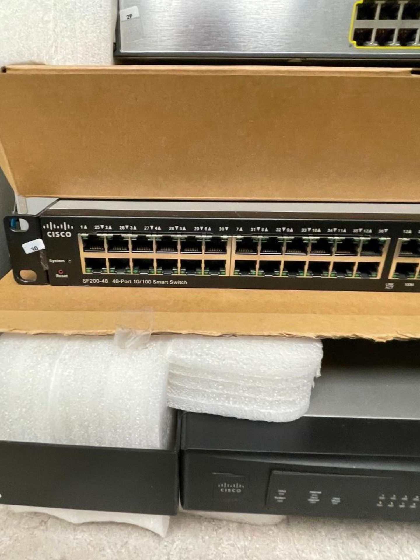 Loading Fee: Lot of (3) Network Switching Stations Cisco #SF-200 48 ...