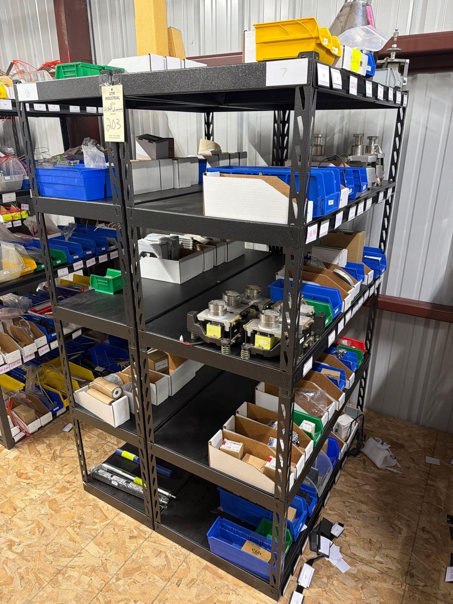 Loading Fee: Lot of Misc MRO: Electrical, Controls, Meters Includes Rack