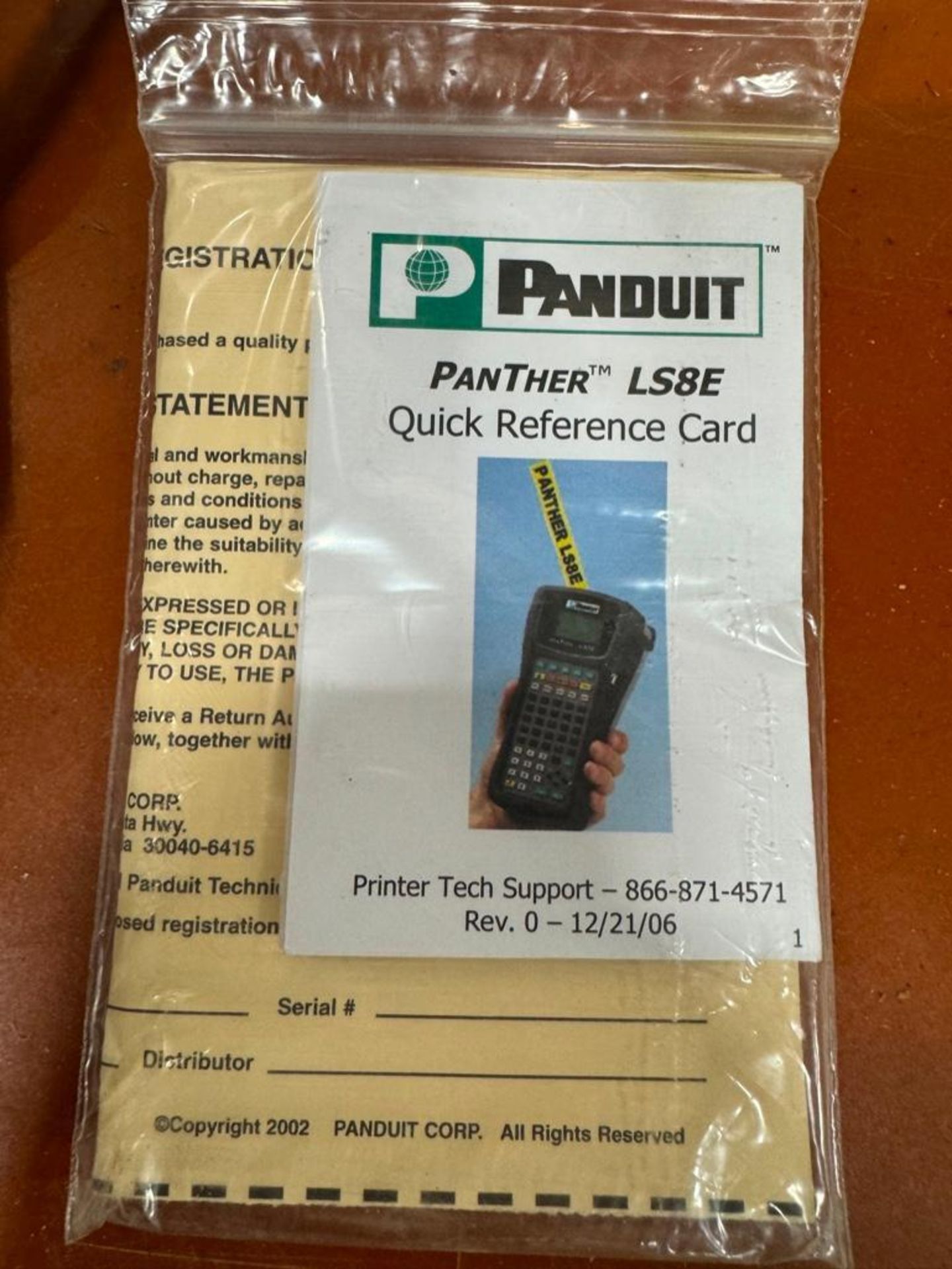 Loading Fee: Panduit #Panther LS8E Table Maker Label Cassette