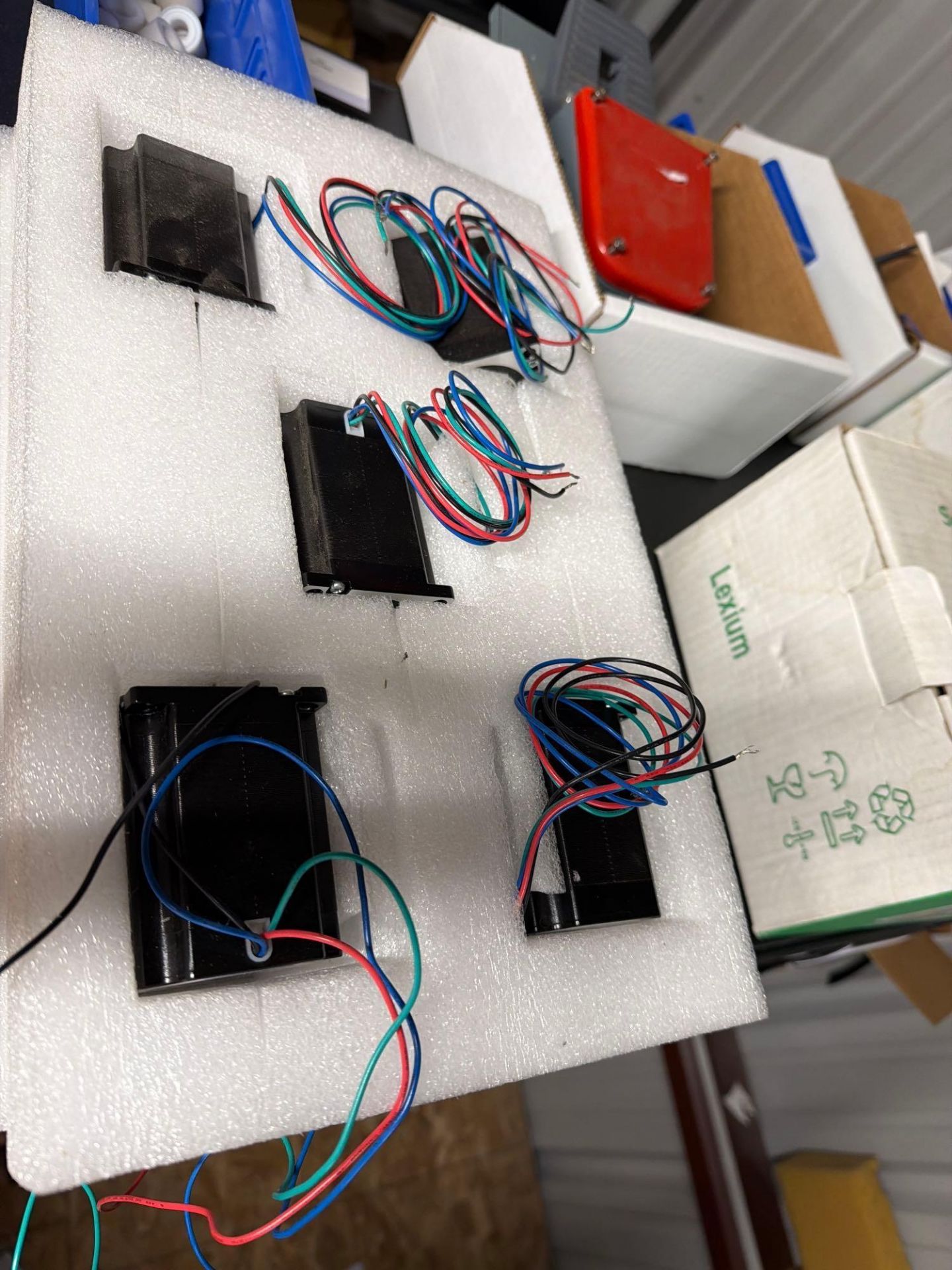 Lot of Misc MRO: Drives, Motors, Power Supplies Includes Rack