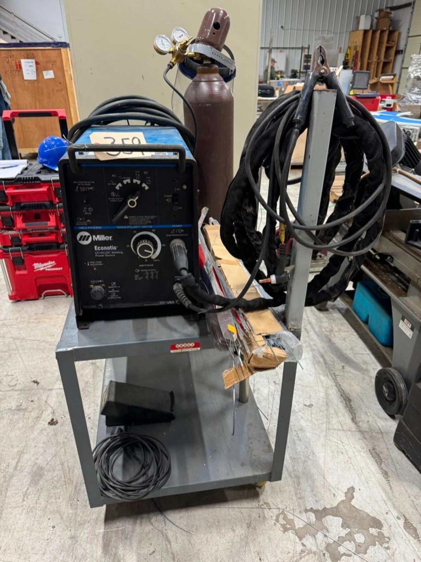 Loading Fee: $70 Miller #Econtig Tig Welder S/N LC348611 On Portable ...