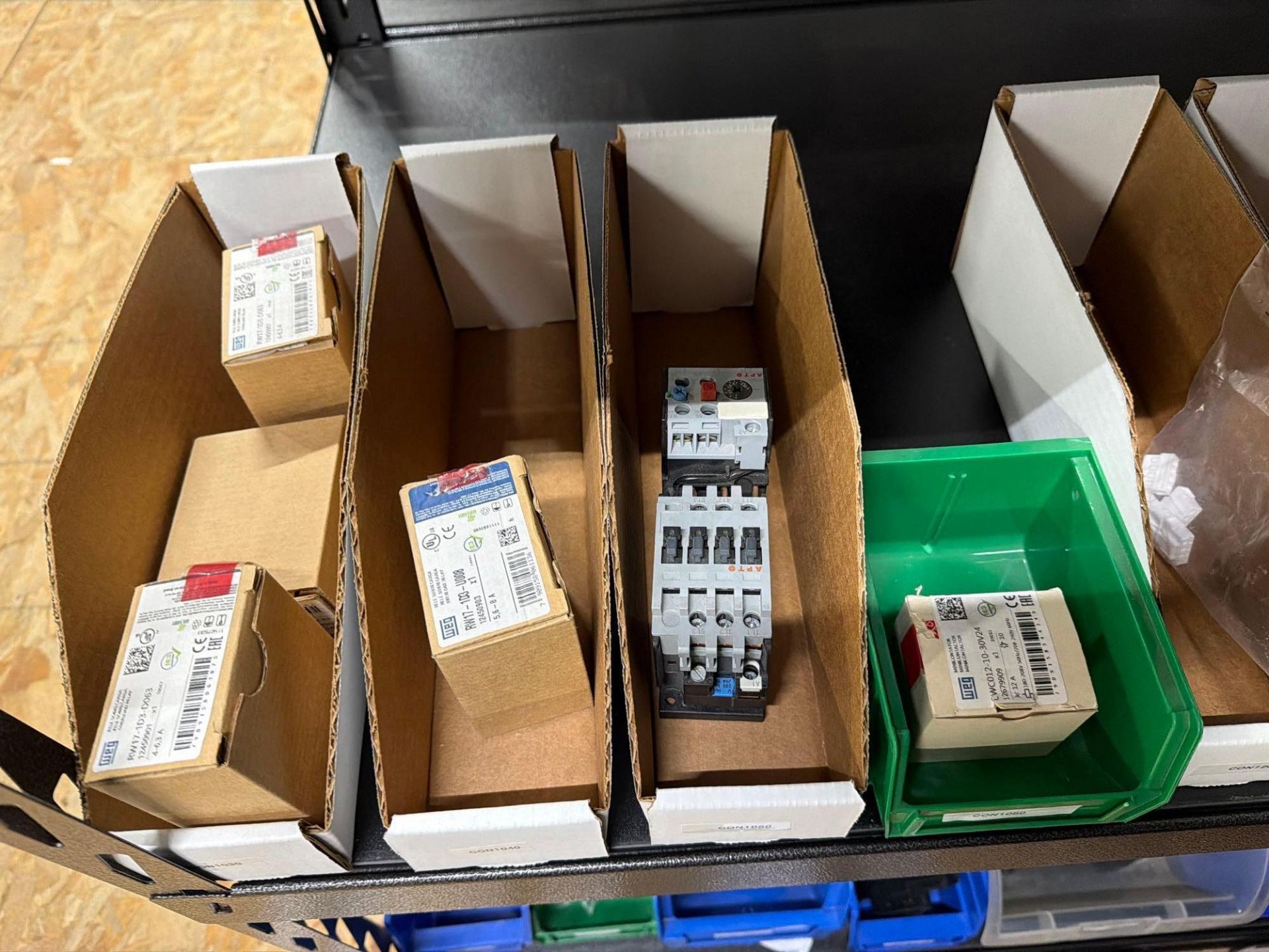 Loading Fee: Lot of Misc MRO: Electrical, Controls, Meters Includes Rack