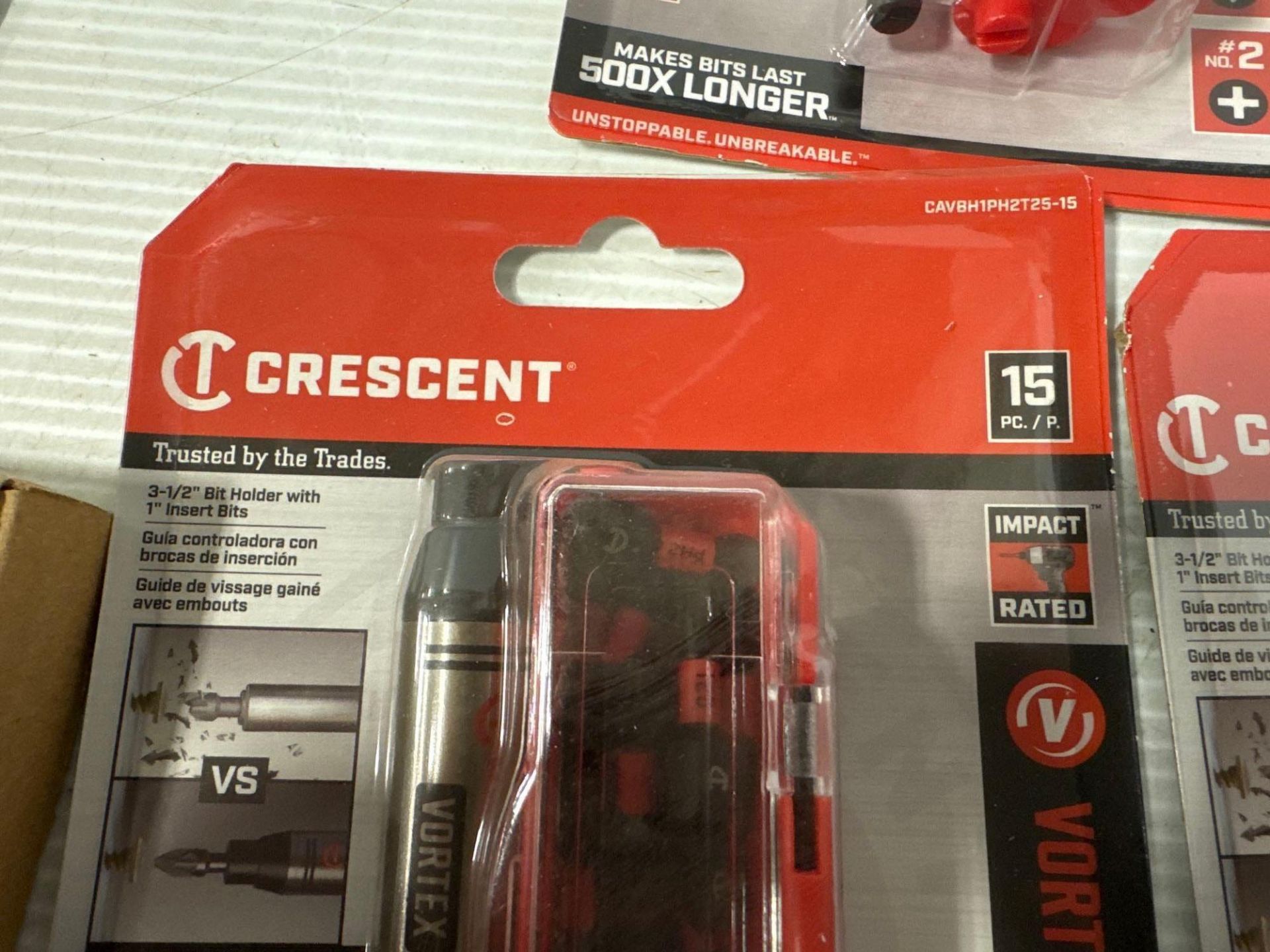 Assorted Lot of: Crescent Bit Holder with Insert Bits, Crescent Vortex ...