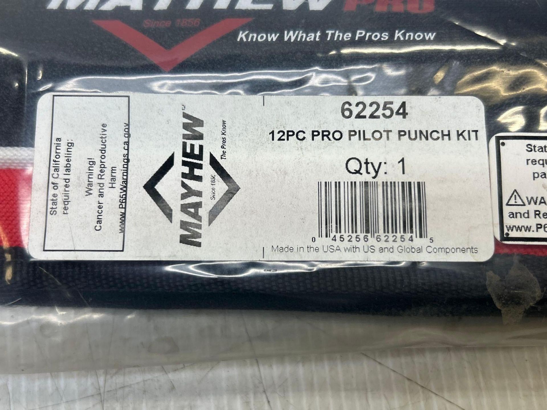 1 - Mayhew 12PC Pro Pilot Punch Kit Item Number: 62254 2 - Mayhew Pro ...