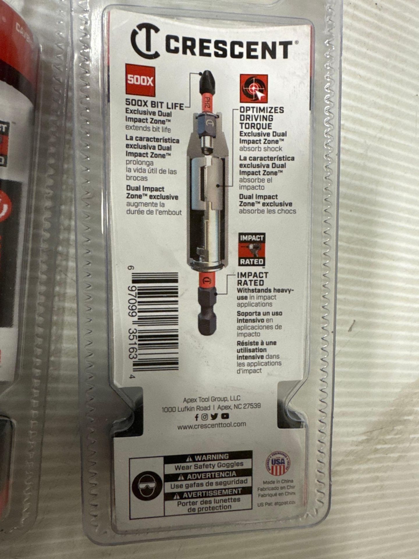 Assorted Lot of: Crescent Bit Holder with Insert Bits, Crescent Vortex ...