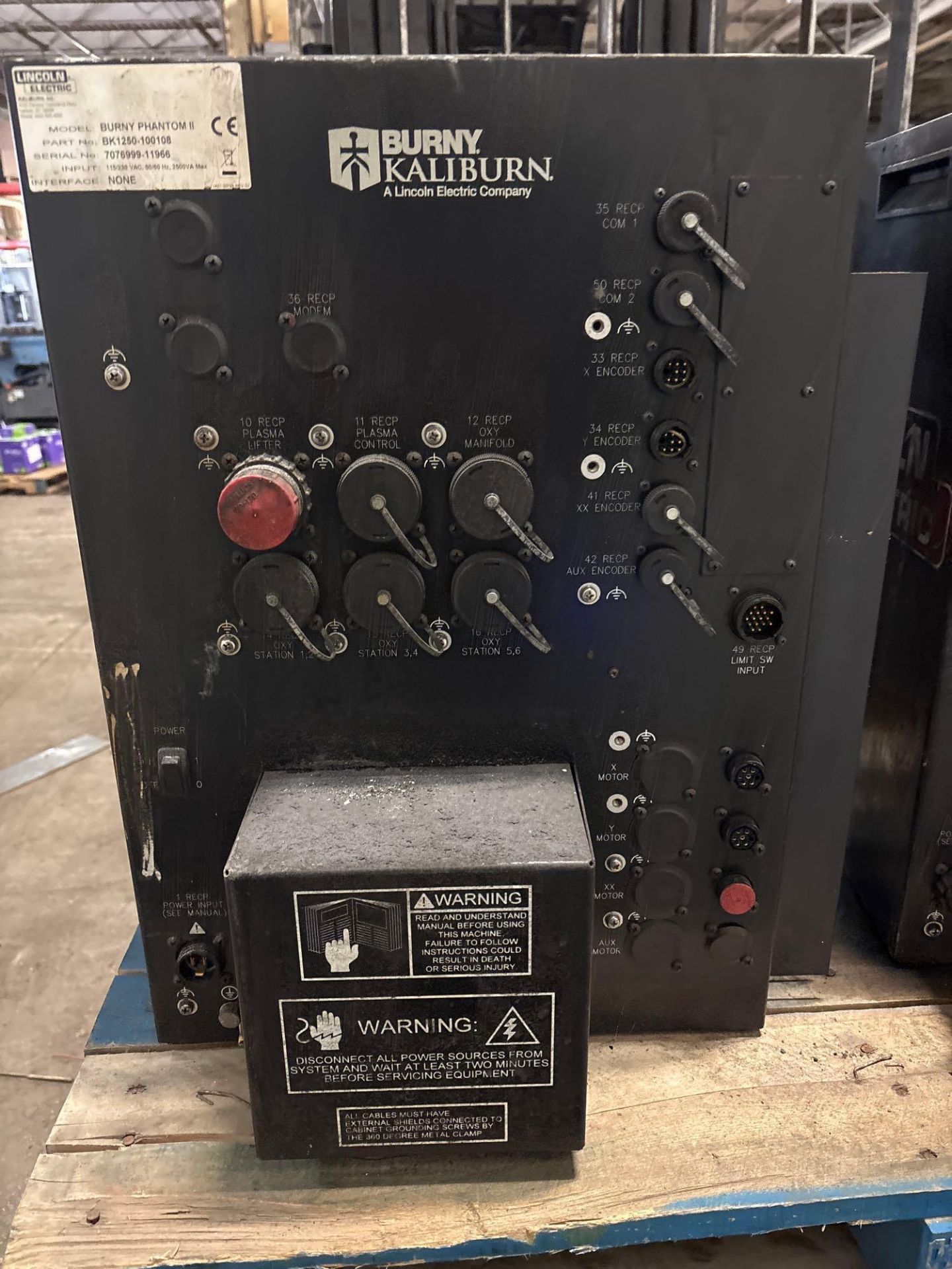 (3) Lincoln Electric Burny Phantom II Controls