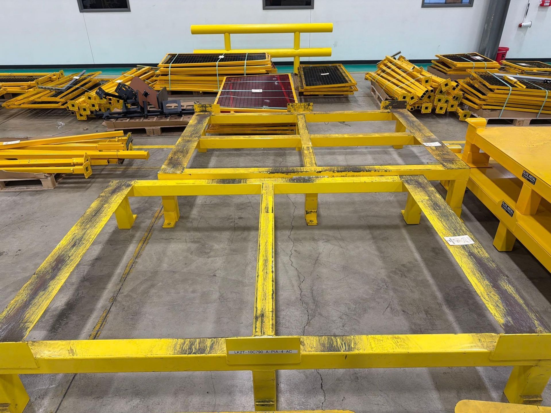 Loading Fee: Lot of (2) 100" x 69" x 16" Material Handling Stands