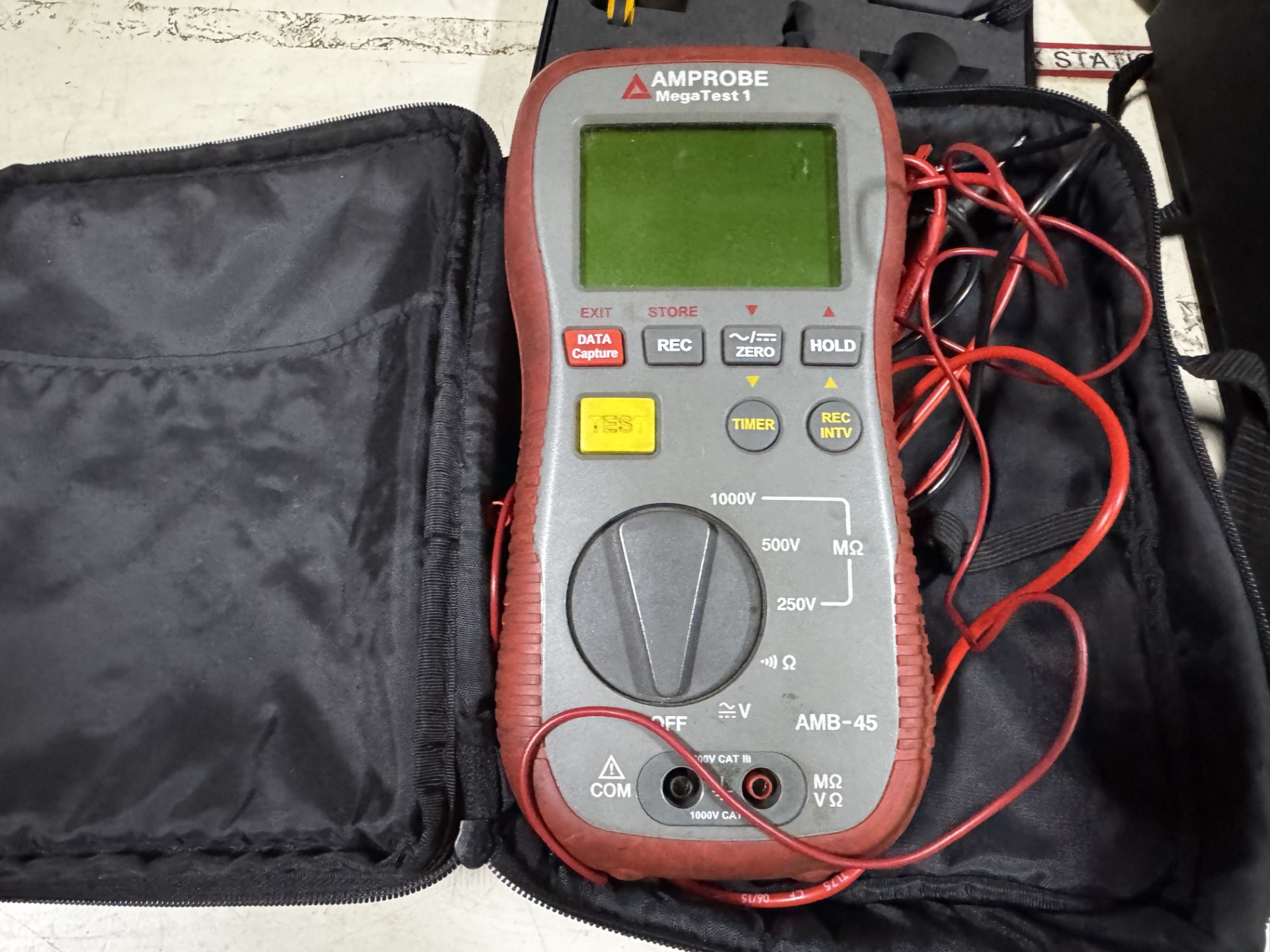 [Lot] of Test equipment consisting of (1) amprobe mega test 1, (1 ...