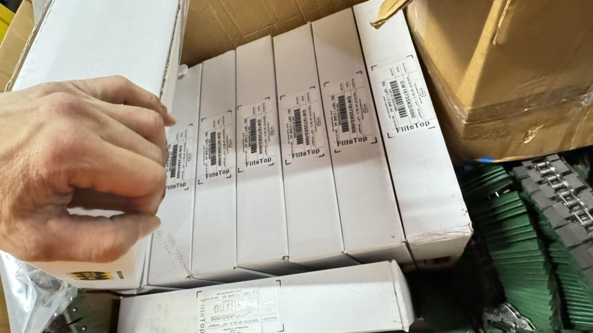 [Lot] of (27) Regina Chain Side Grip Conveyor Belts, model GW1873-UP-SS ...